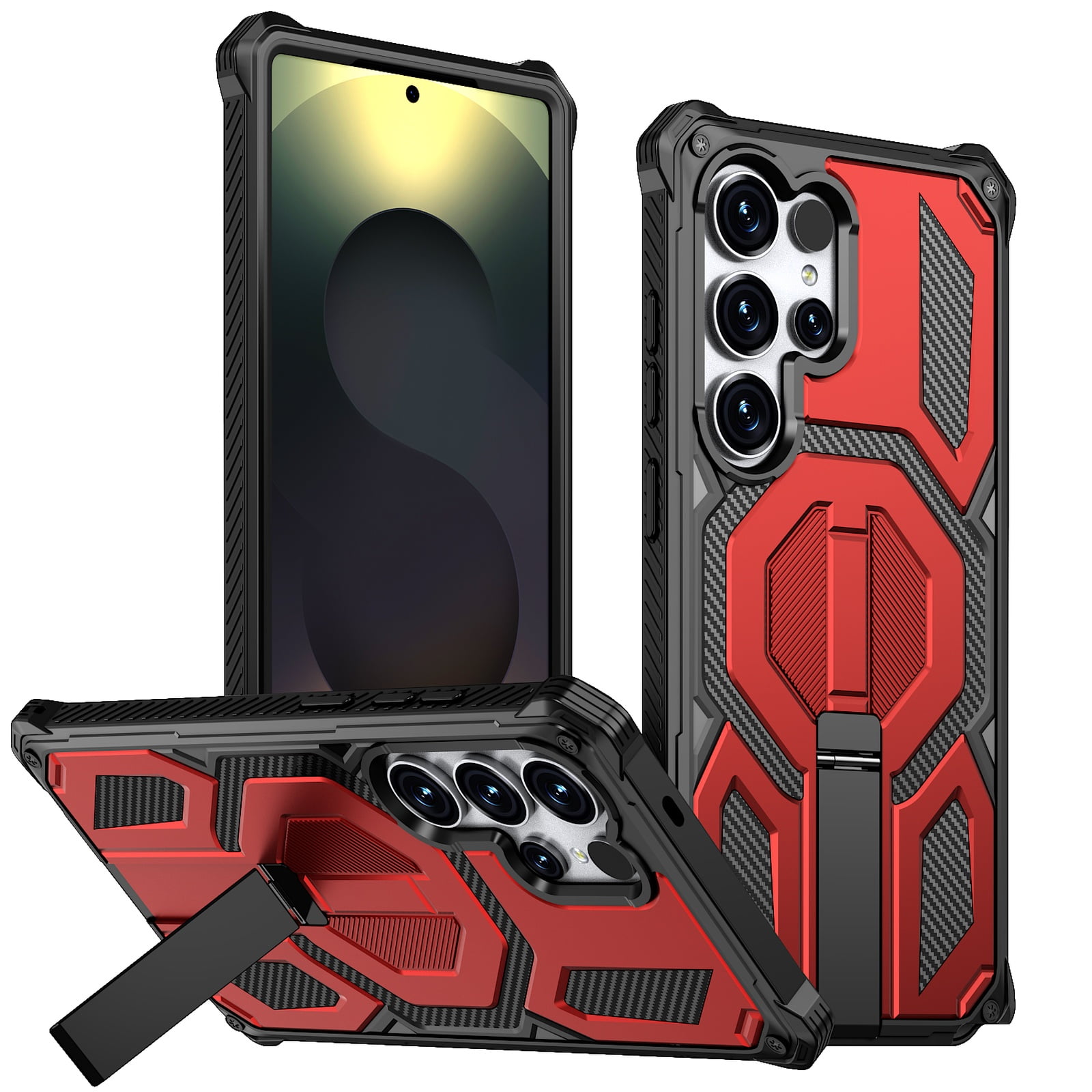 Dteck Magnetic Kickstand Phone Case for Samsung Galaxy S25 Ultra ...