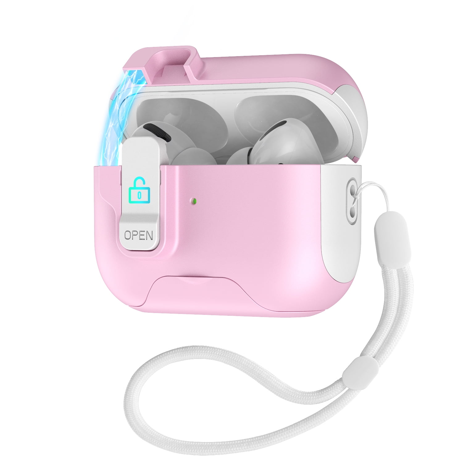 Dteck Magnetic Lock Case for AirPods Pro 3 (2025), Shockproof Dust ...