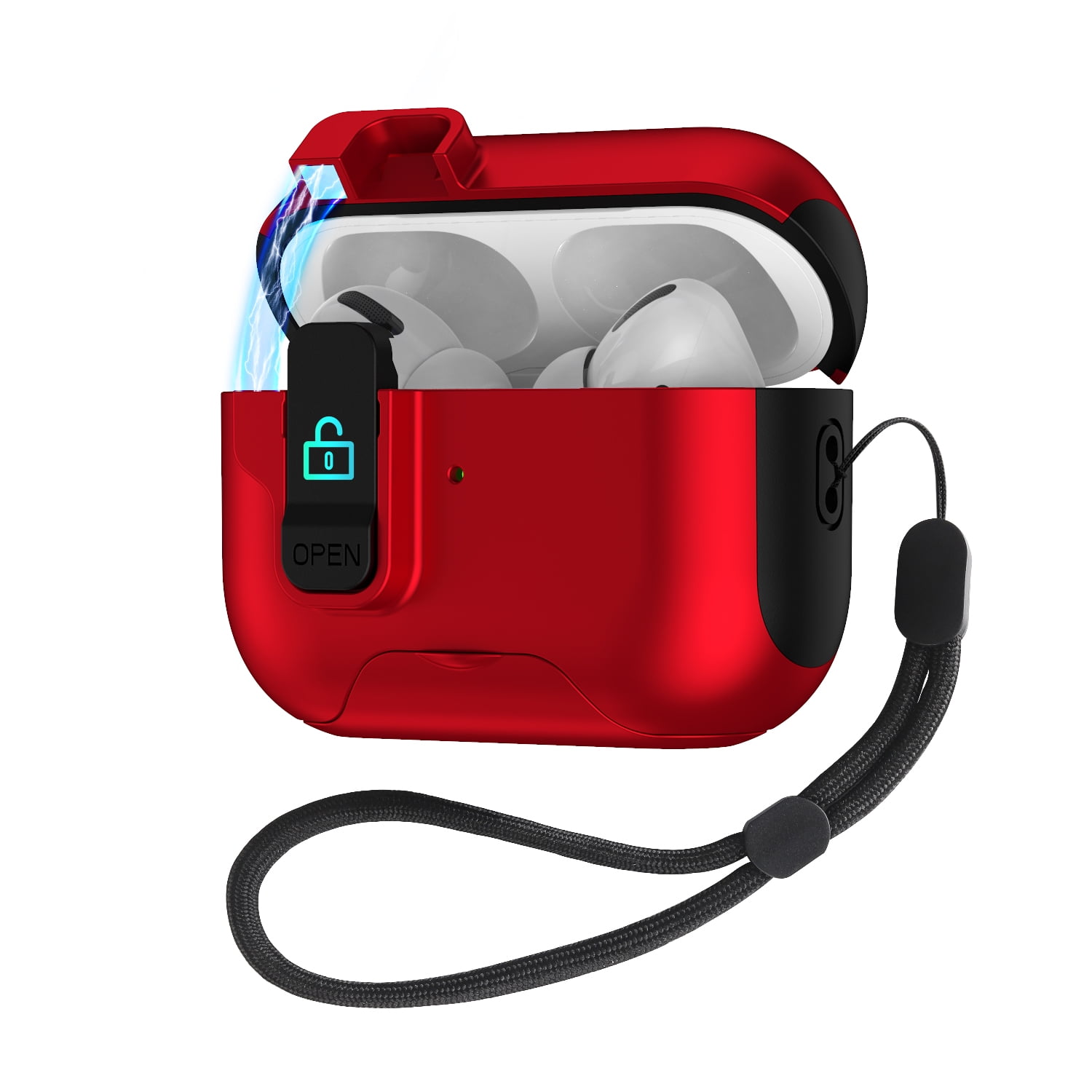 Dteck Magnetic Lock Case for AirPods Pro 3 (2025), Shockproof Dust ...