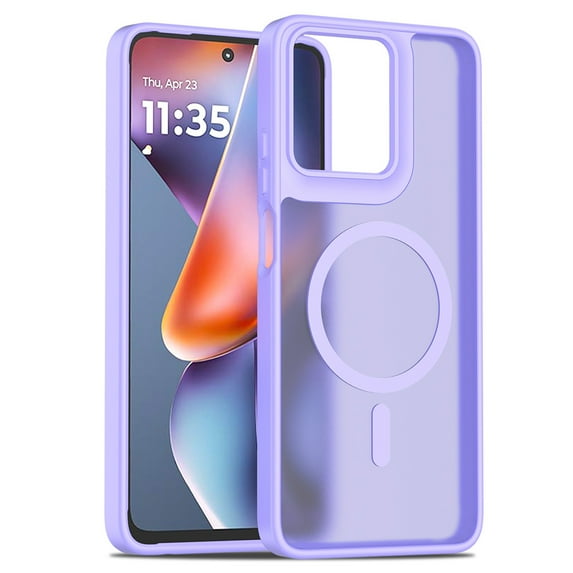 Dteck Magnetic Matte Case for Moto G 5G (2025),Shockproof TPU+PC Case ...