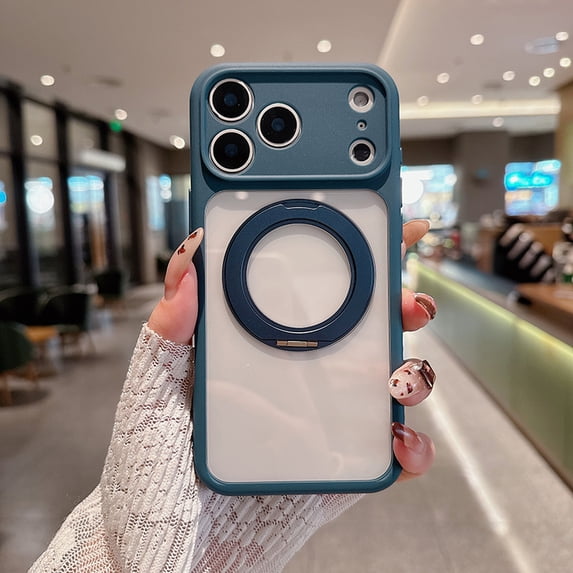 Dteck Magnetic Ring Stand Phone Case for iPhone 17 Pro, Shockproof ...