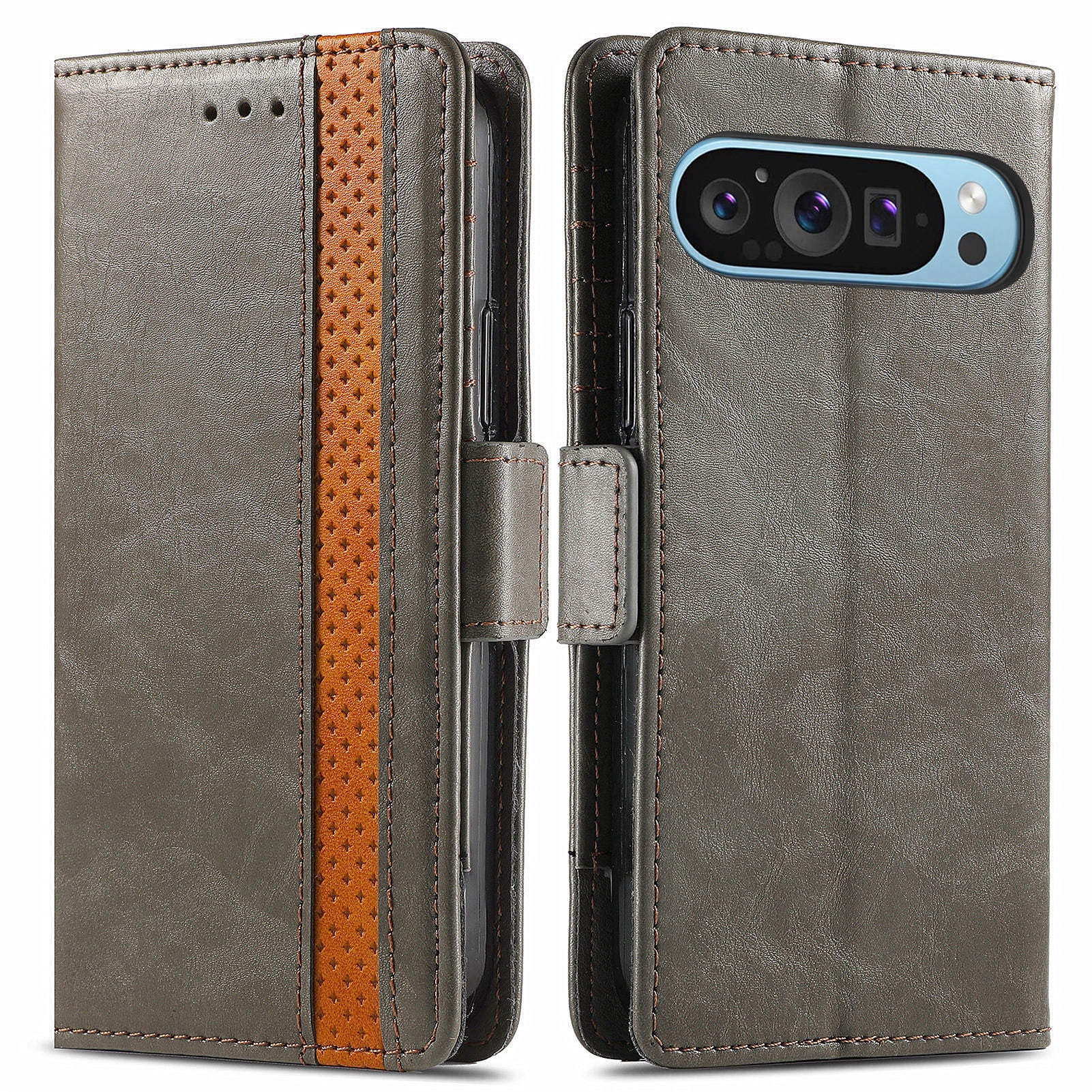 Dteck Magnetic Wallet Case for Google Pixel 10 /10 Pro,Leather Card ...