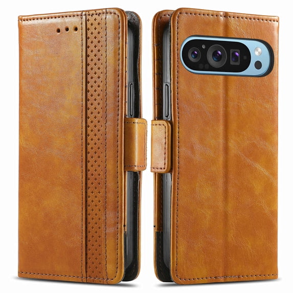 Dteck Magnetic Wallet Case for Google Pixel 10 /10 Pro,Leather Card ...