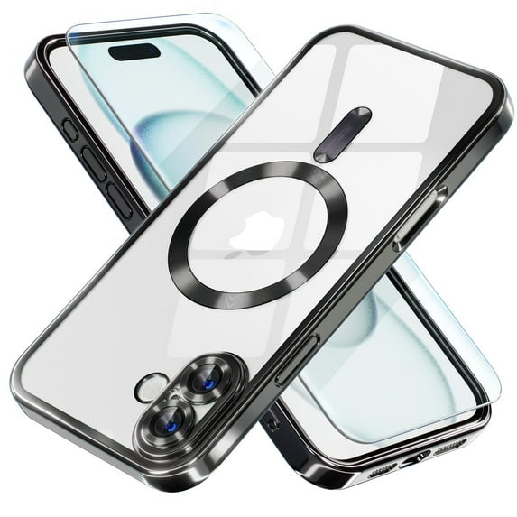 Dteck Magnetic for iPhone 17 Case with Screen Protector, Compatible ...