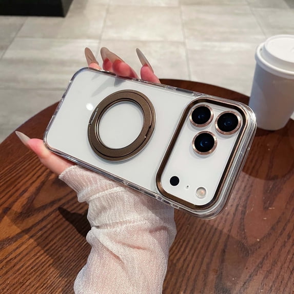 Dteck Magnetic for iPhone 17 Pro Max Case with Metal Camera Lens Cover ...