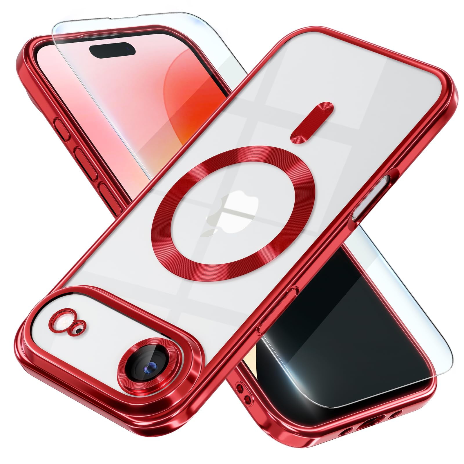 Dteck for iPhone Air Case with Screen Protector, Compatible with ...