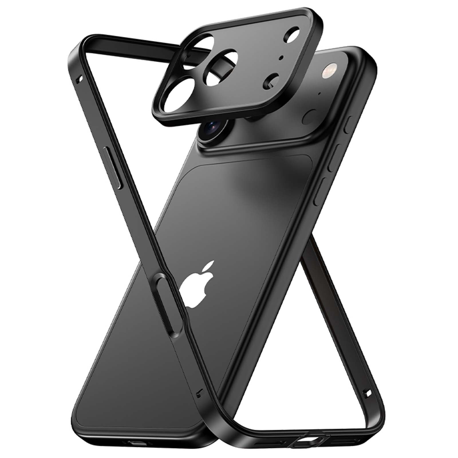 Dteck Metal Frame with Lens Protector for iPhone 17 Pro, Ultra-Thin ...