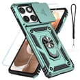Dteck for Motorola Edge 2025 Case with Camera Slide Cover,Magnetic Ring ...