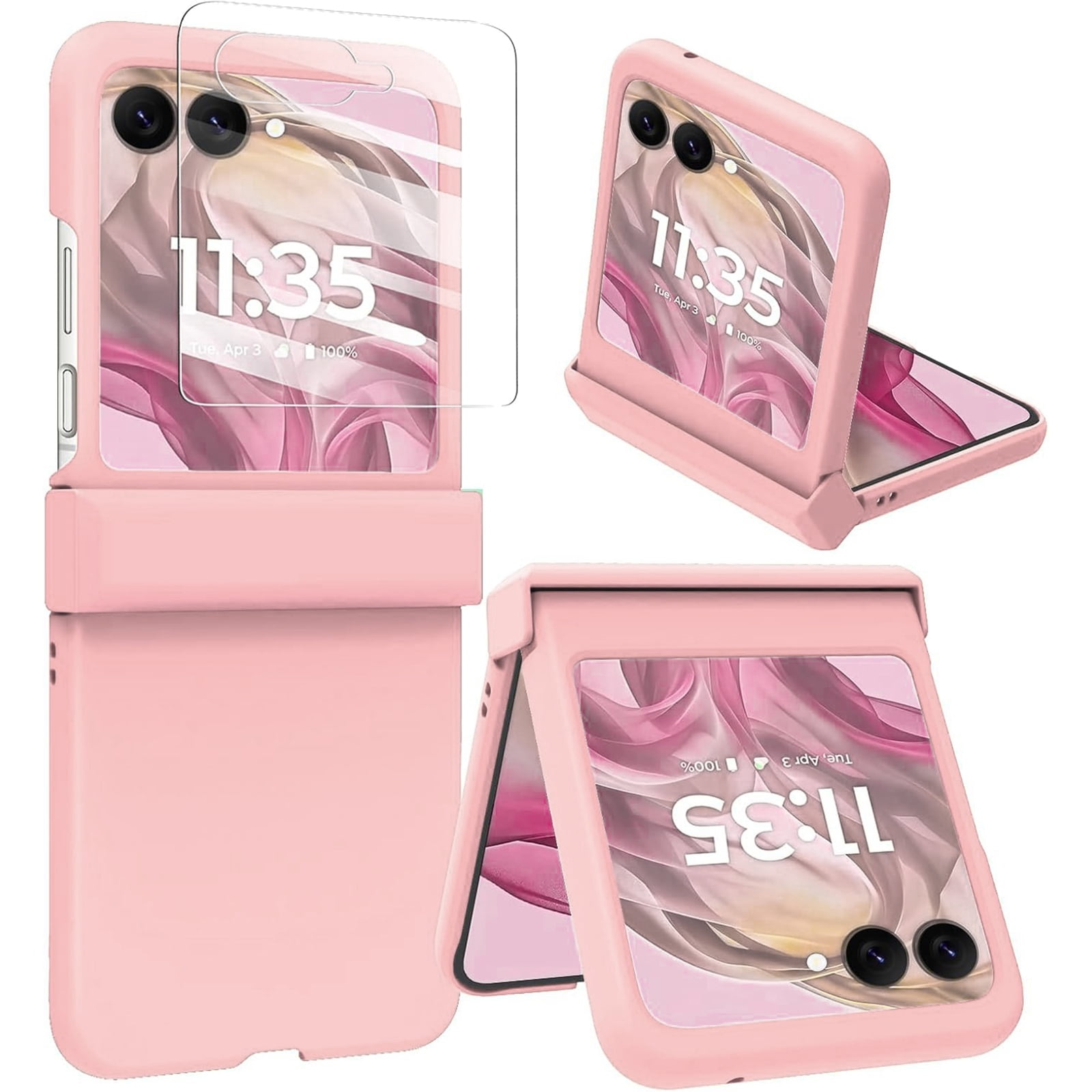Dteck for Motorola Razr Plus 2025 Case with Hinge Protector & Screen ...