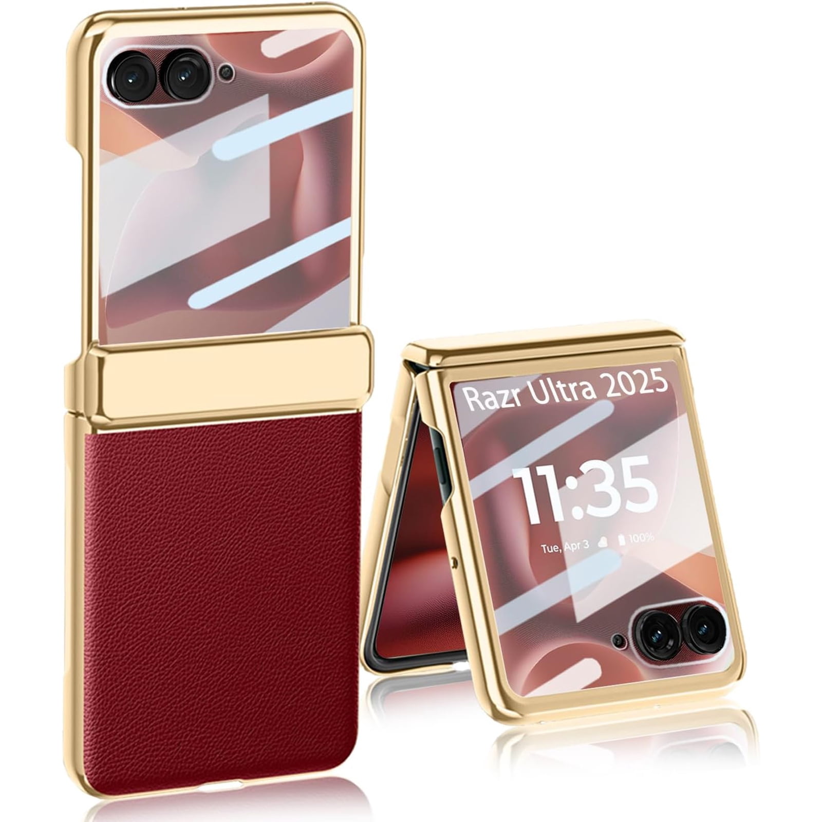 Dteck PU Leather Case For Motorola Razr 2025 / Razr 60 with Built-in ...