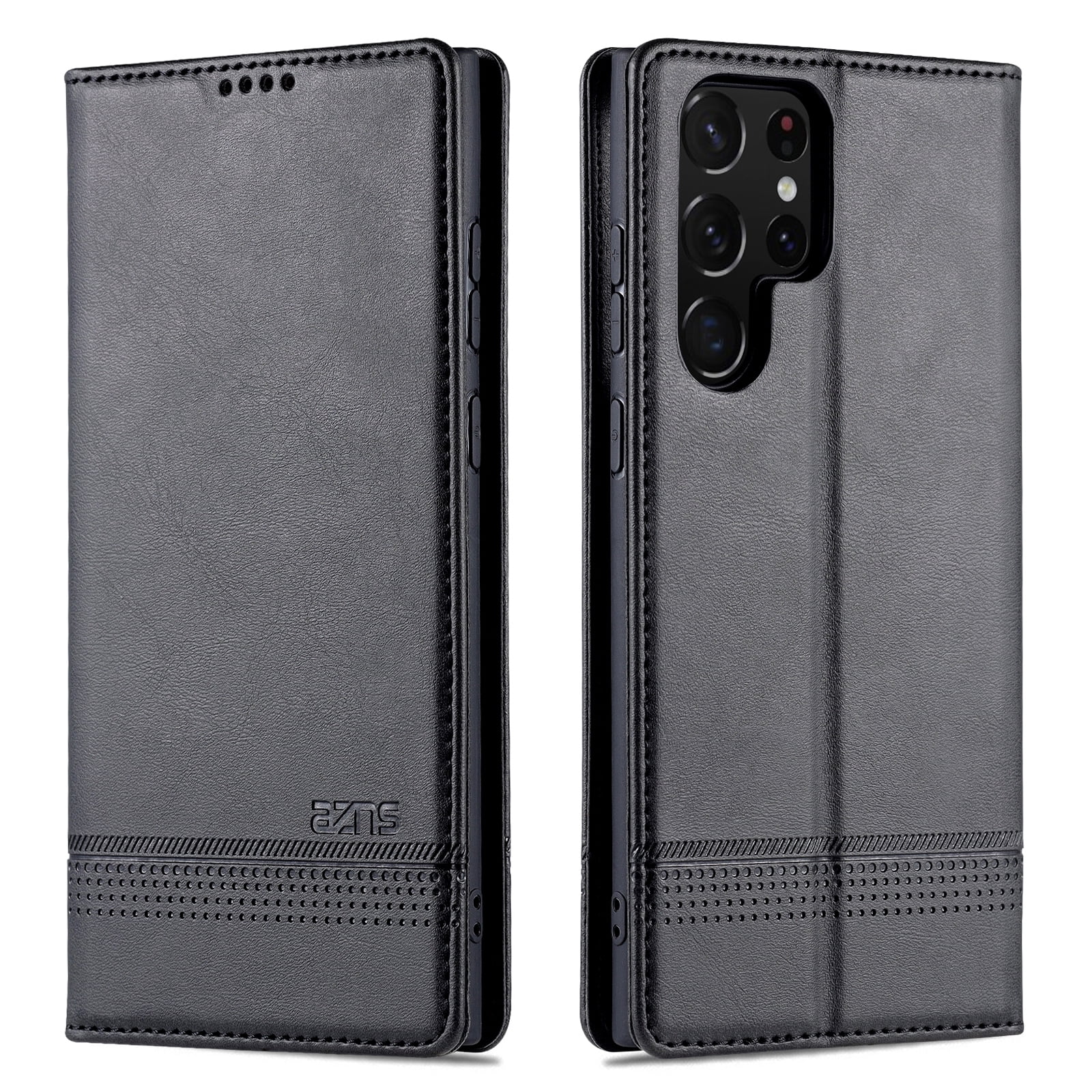 Dteck Retro for Samsung Galaxy S24 Plus Case, Shockproof PU Leather ...