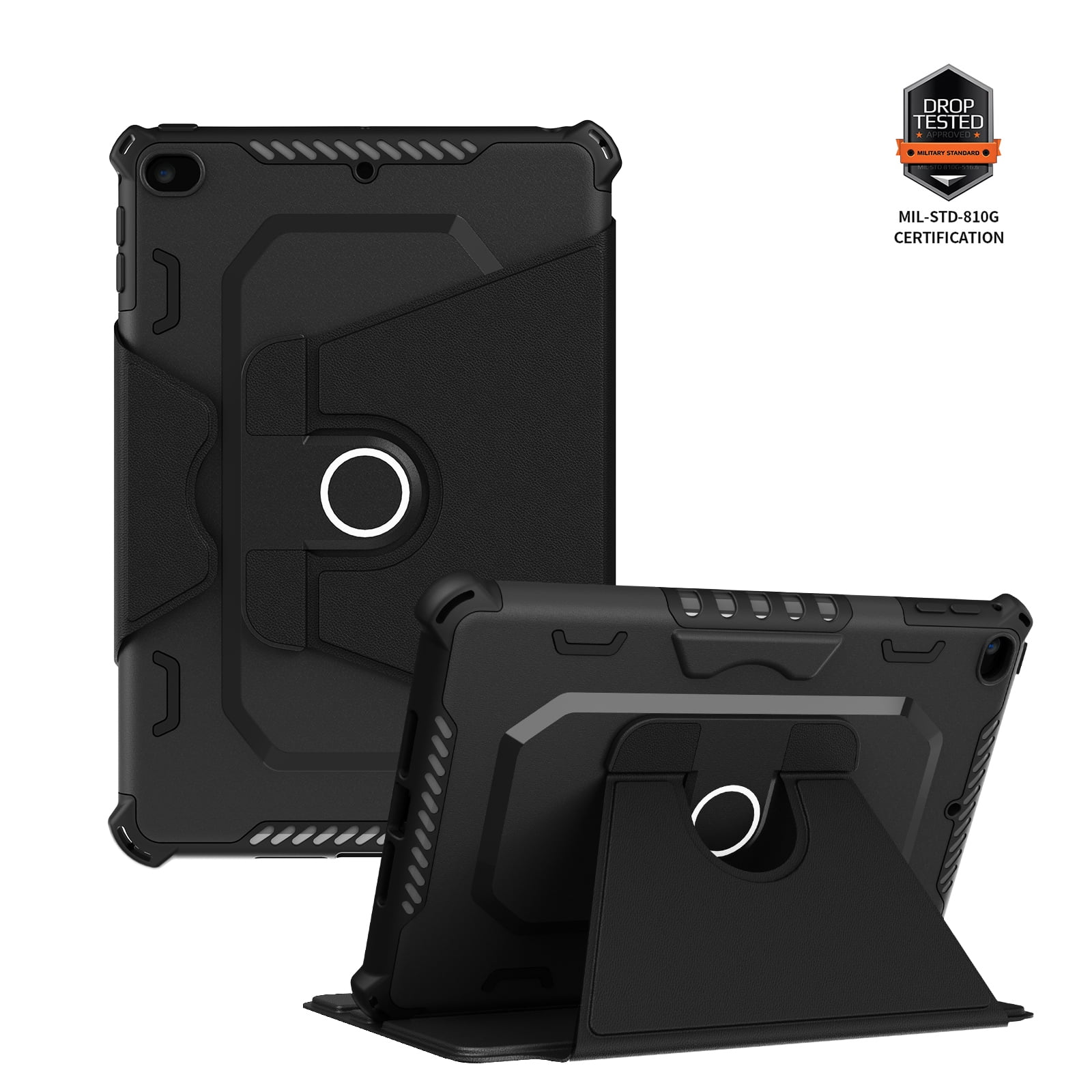 Dteck Rotating Case for iPad mini 5 / iPad mini 4, Durable Sturdy Heavy ...