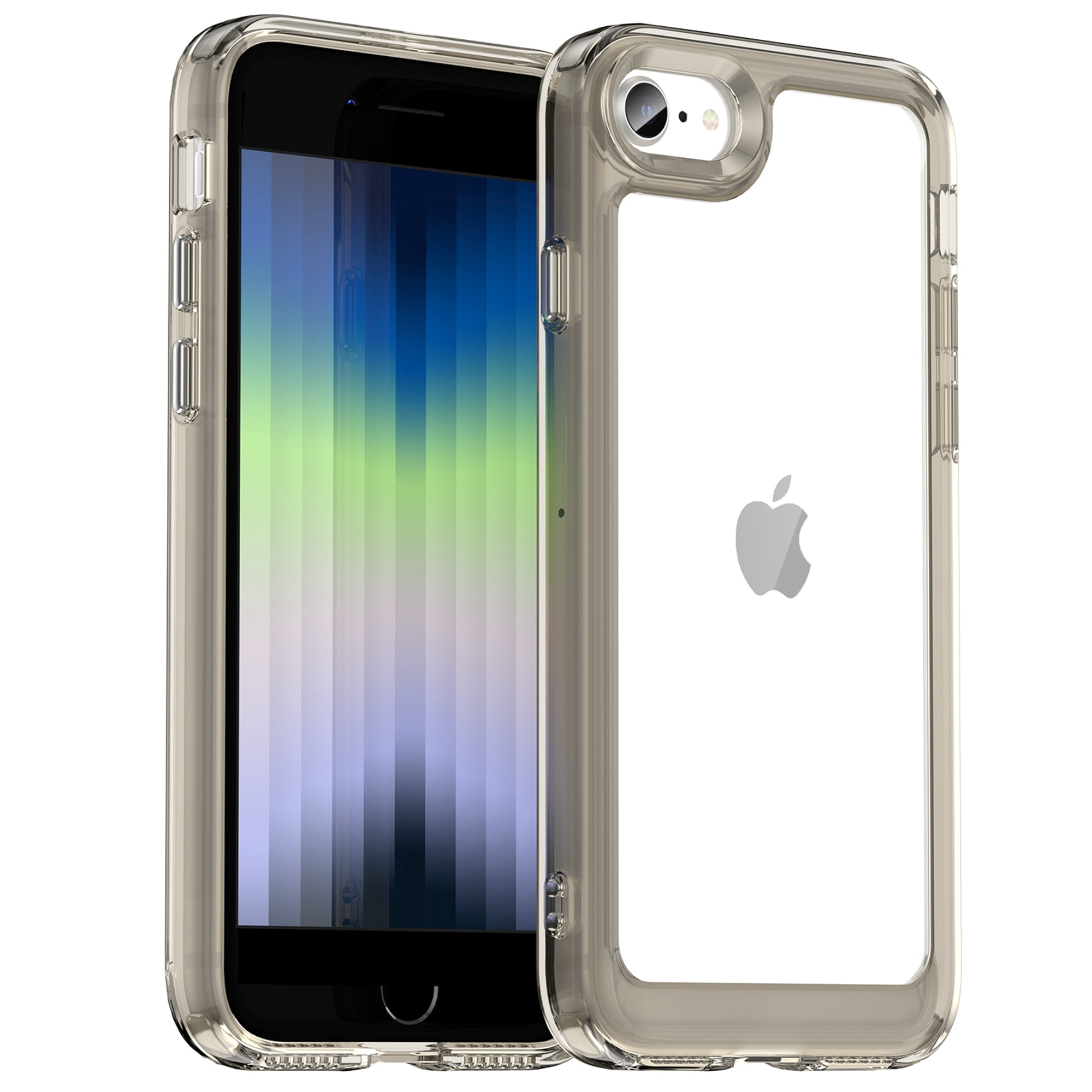 Dteck Rugged Clear Case for iPhone SE 2022, iPhone SE 2020, iPhone 8 ...