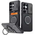Dteck Rugged Phone Case with Card Holder Kickstand Camera Cover for ...