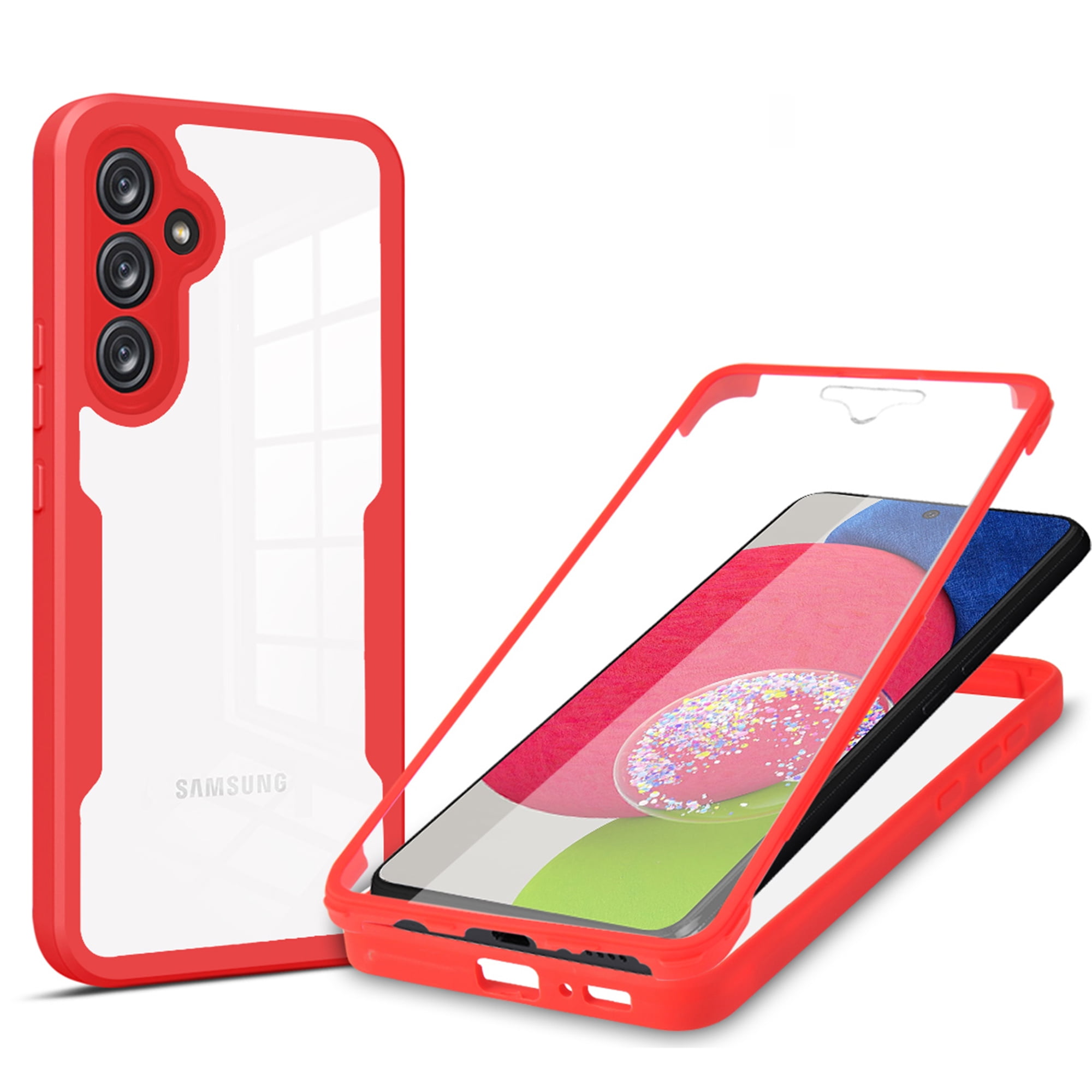 Dteck for Samsung Galaxy A16 5G Case with Built-in Screen Protector ...