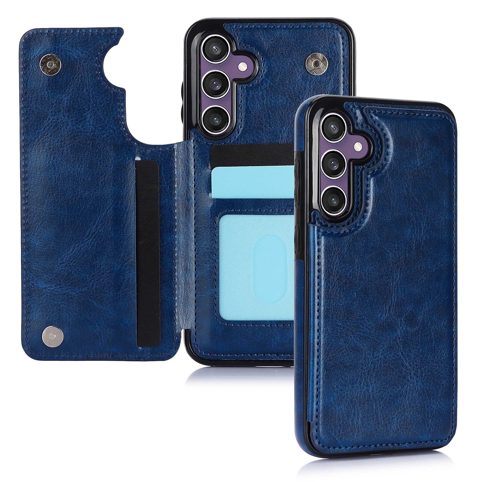 Dteck for Samsung Galaxy A35 Case with Card Holder,Magnetic Back Flip ...
