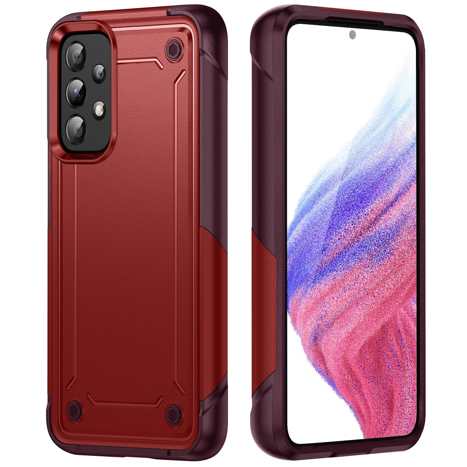Dteck Samsung Galaxy A53 5G Case, Dual Layers Hybrid Shockproof Drop ...