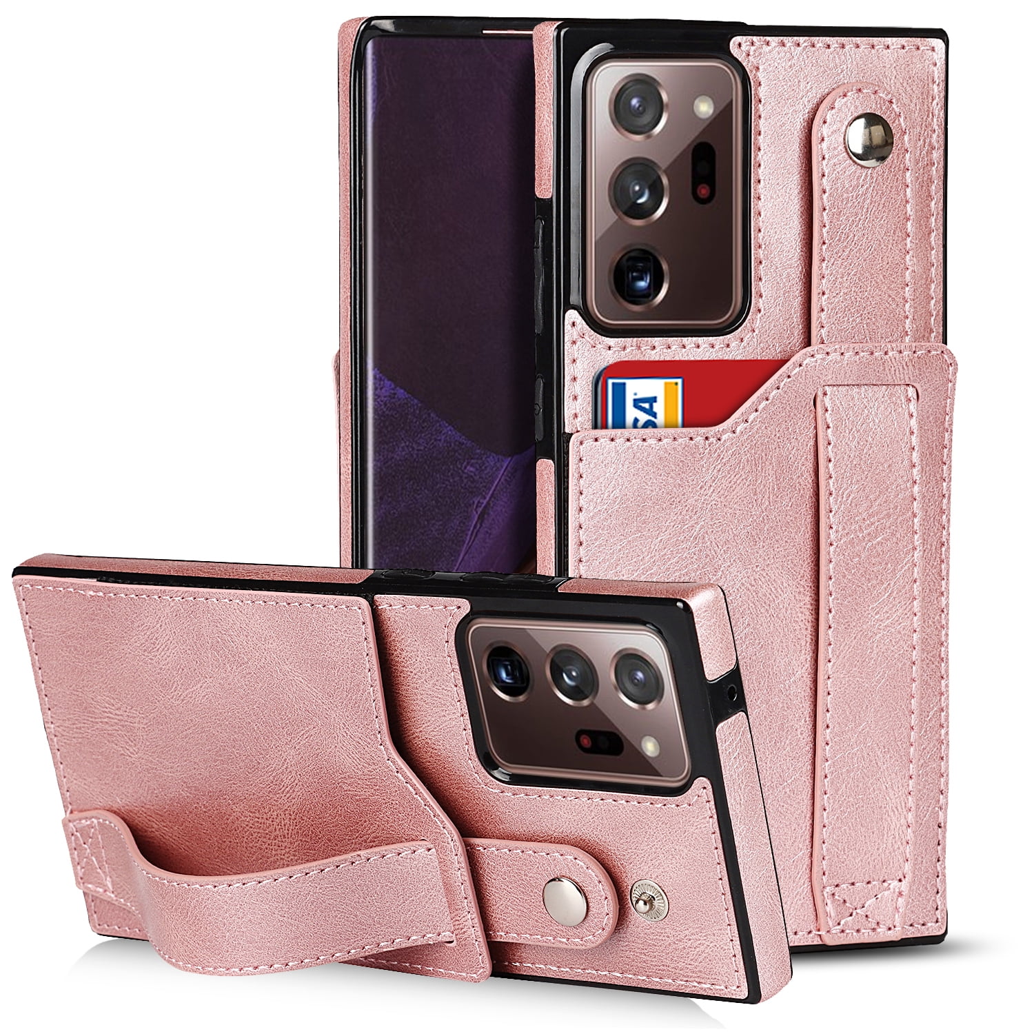 Dteck for Samsung Galaxy Note 20 Ultra Slim Case, Shockproof Premium PU ...