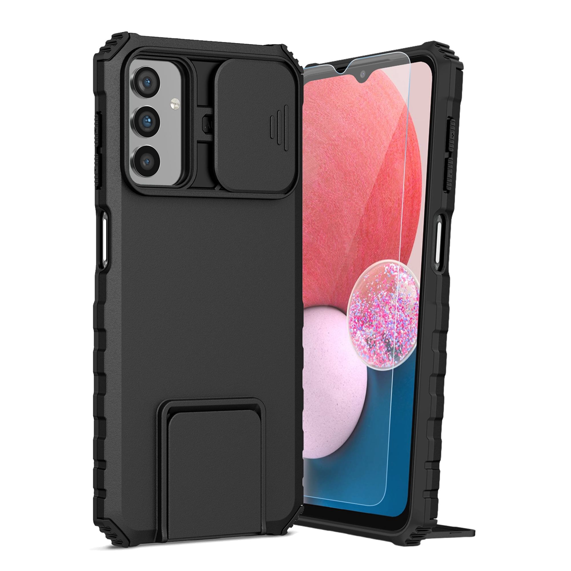 Dteck for Samsung Galaxy S20 FE Case with Screen Protector, Slide Camera Protector Phone Case ...