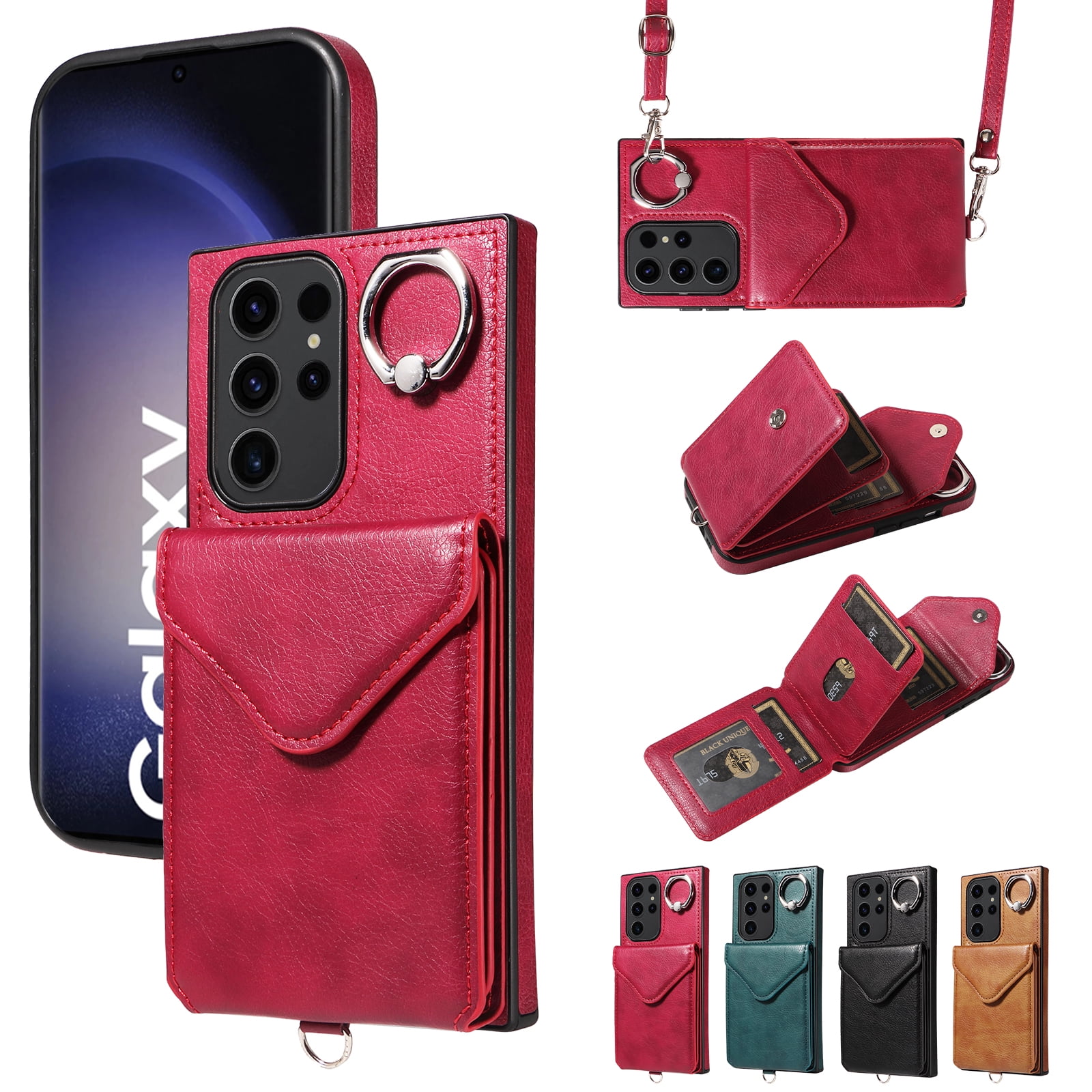 Dteck for Samsung Galaxy S22 Ultra Case 5G 6.8 inch, Minimalist Wallet ...