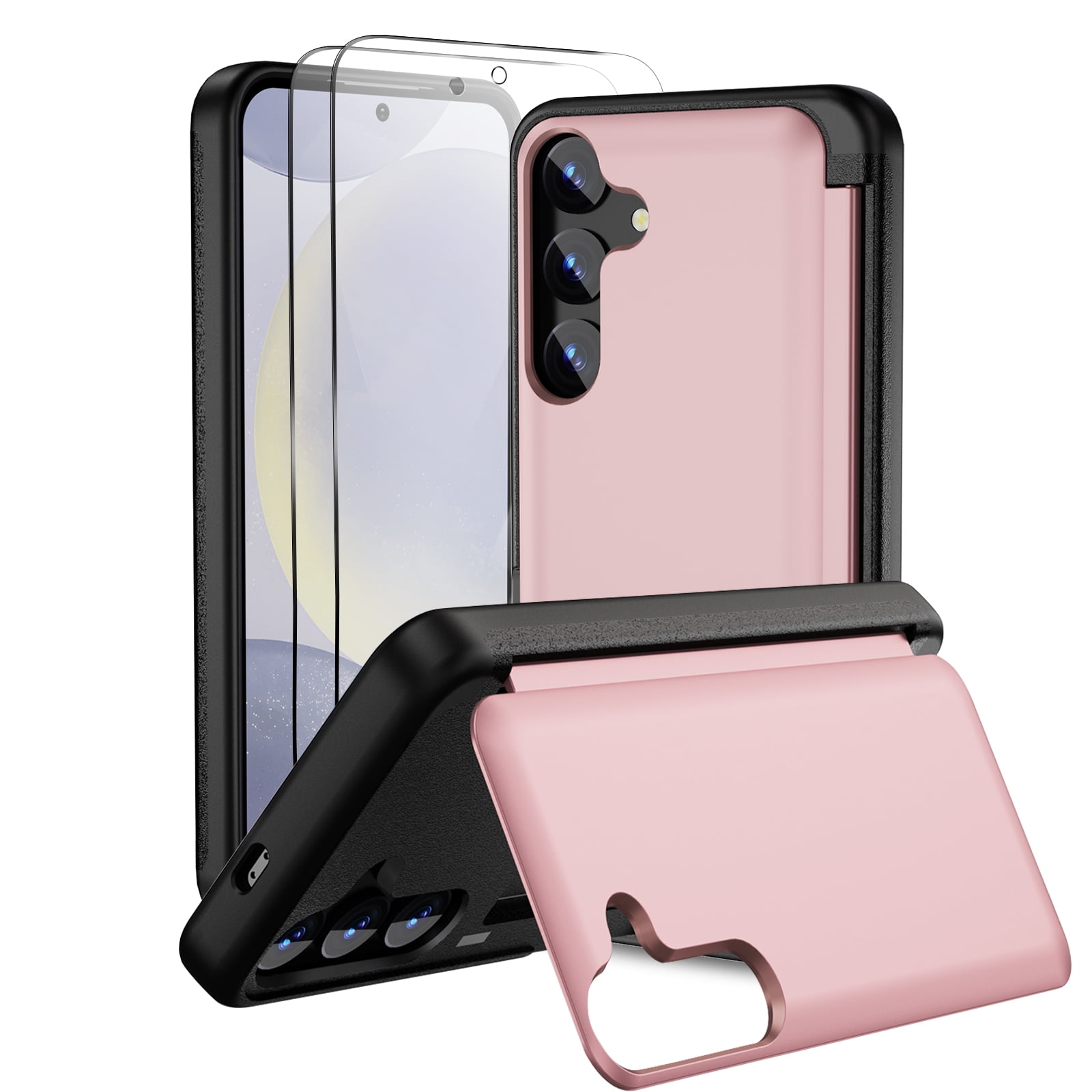 Dteck for Samsung Galaxy S23 Plus Case with 2 Pack Screen Protector ...