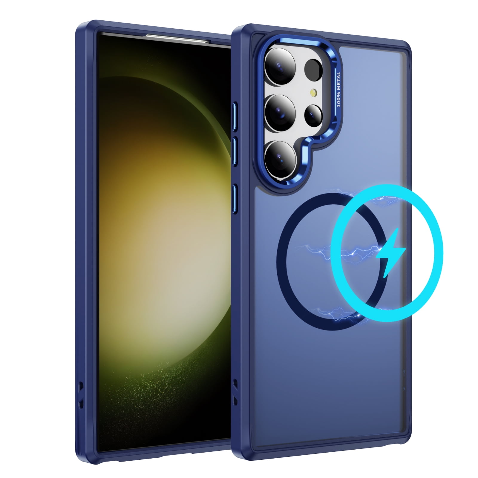 Dteck for Samsung Galaxy S23 Ultra Case with Magnetic, Compatible with ...