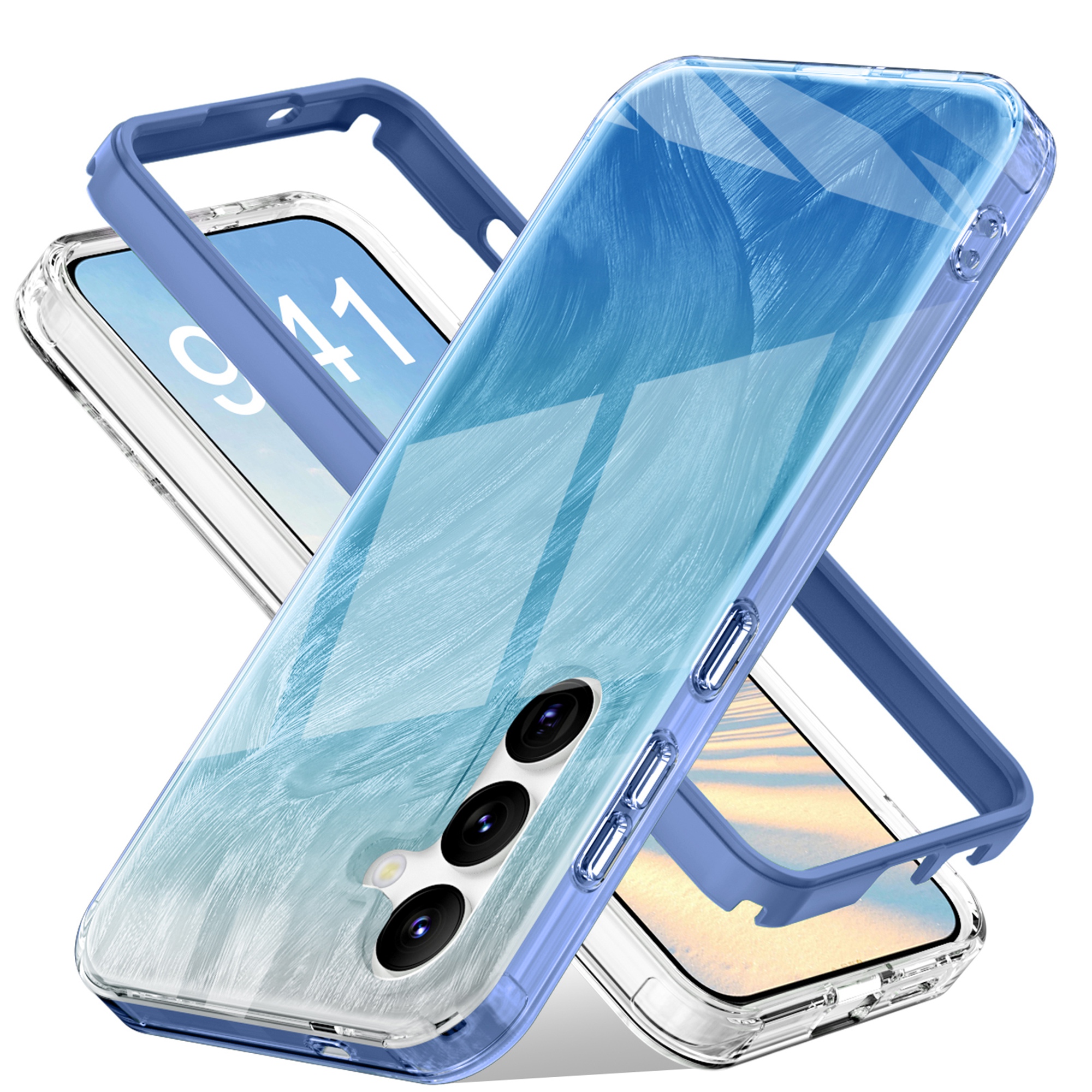 Dteck for Samsung Galaxy S24 Case, Slim Fit Anti-Yellow Shockproof Soft ...