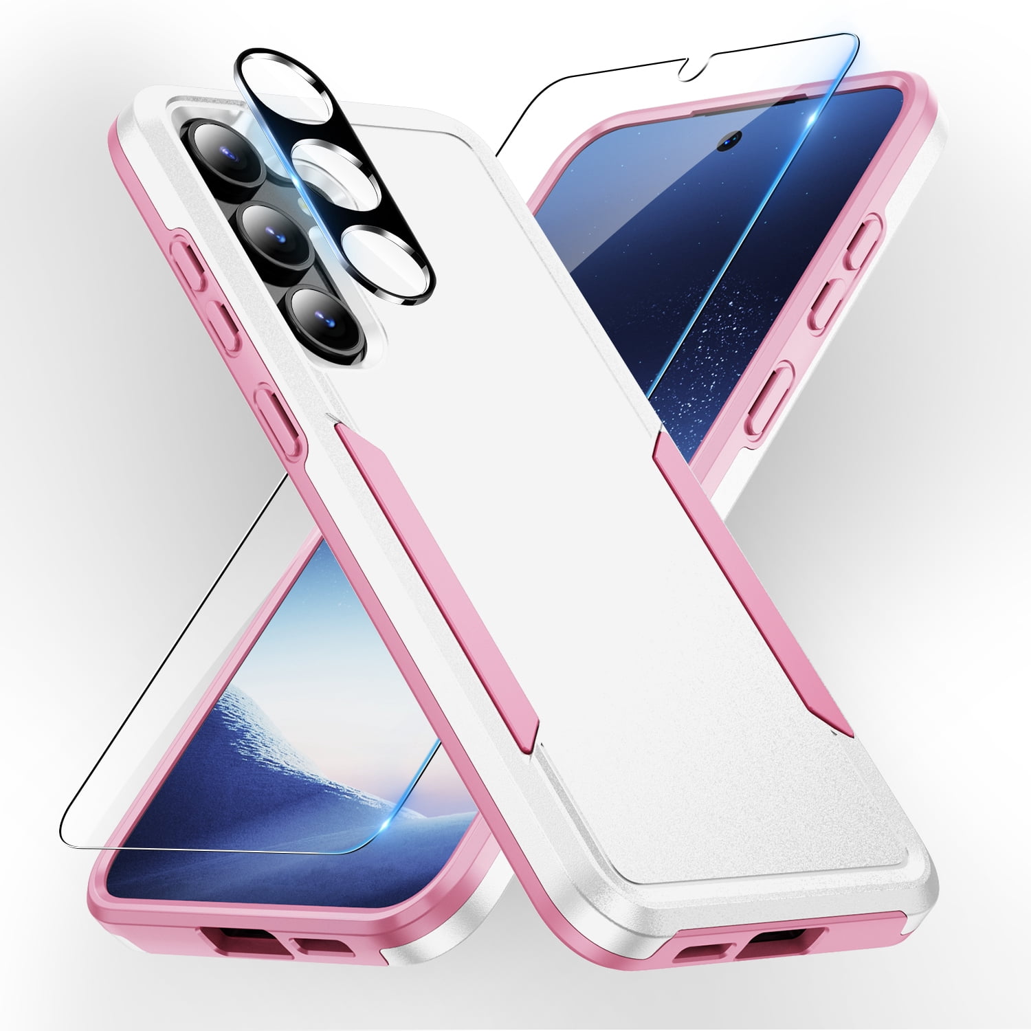 Dteck for Samsung Galaxy S24 Plus Case, Full Body Heavy Duty Rugged ...