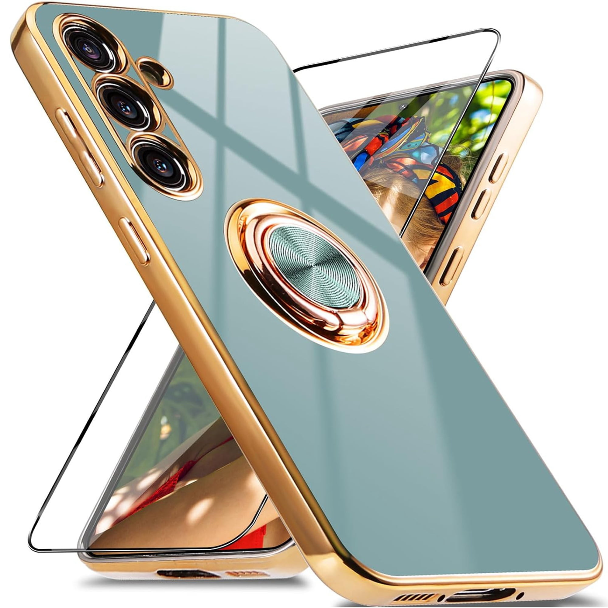 Dteck for Samsung Galaxy S24 Plus Case with Screen Protector, Built-in ...