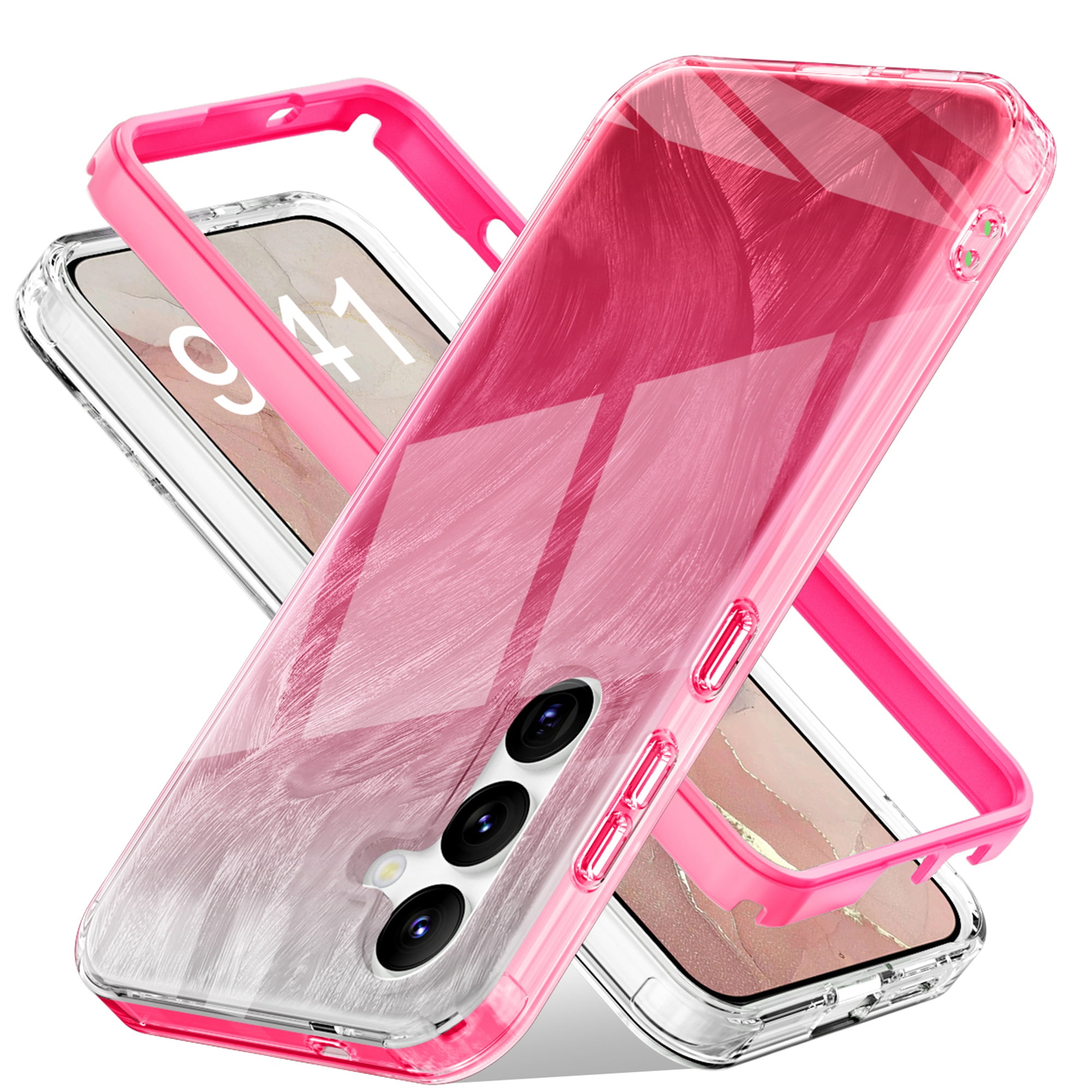 Dteck for Samsung Galaxy S24 Plus Case, Slim Fit Anti-Yellow Shockproof ...