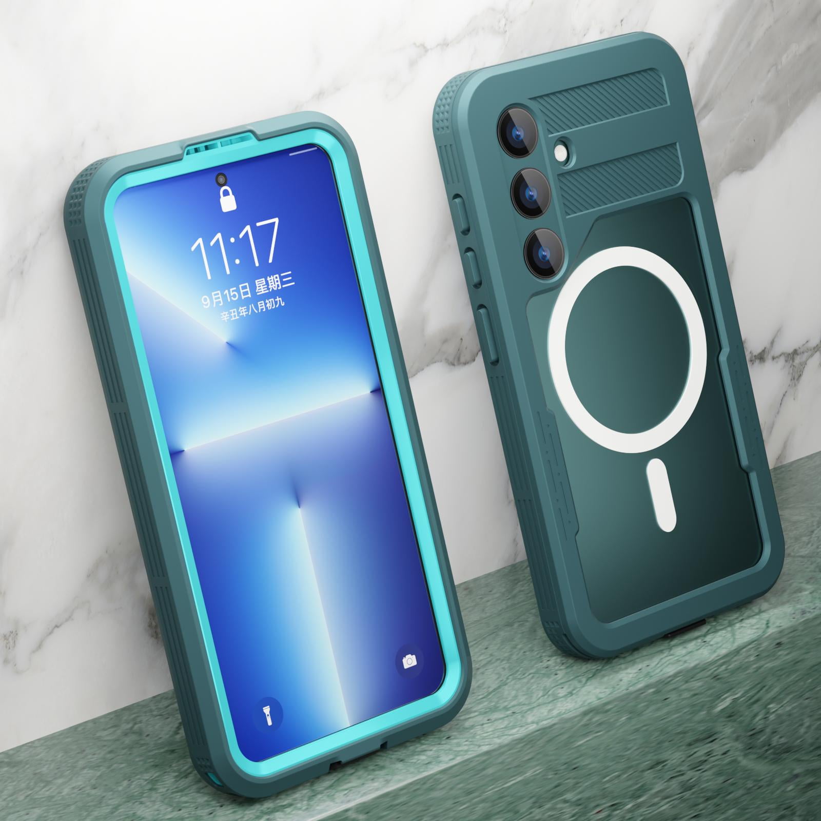 Dteck for Samsung Galaxy S24 Plus Case Waterproof with Built-in Screen ...