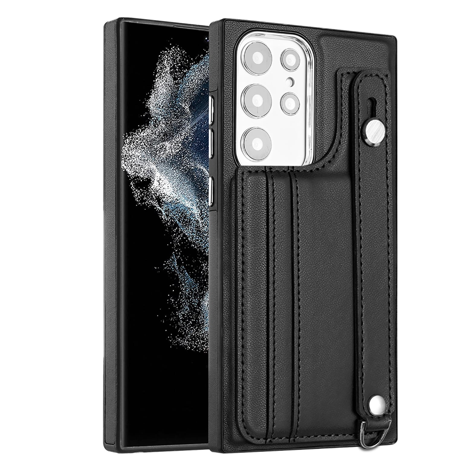 Dteck for Samsung Galaxy S24 Ultra Case with Card Holder, Wristlet ...
