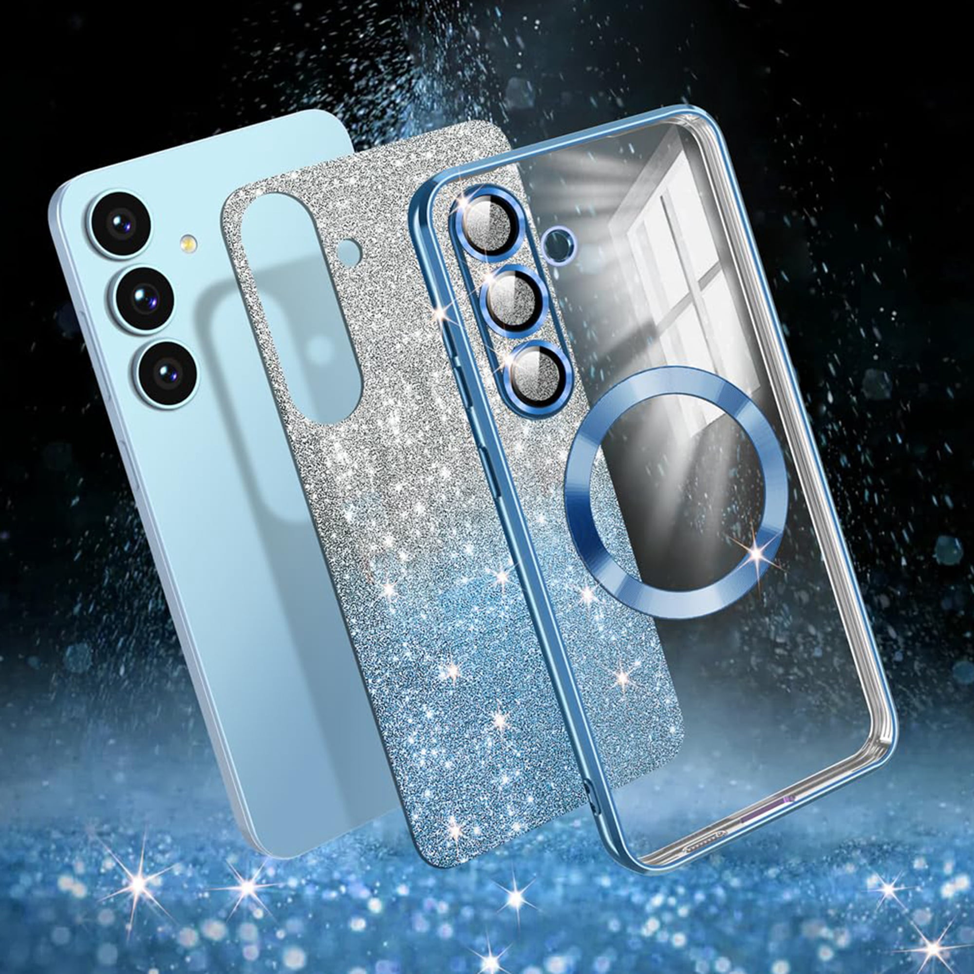 Dteck for Samsung Galaxy S25+ Case, Compatible with MagSafe, Clear ...