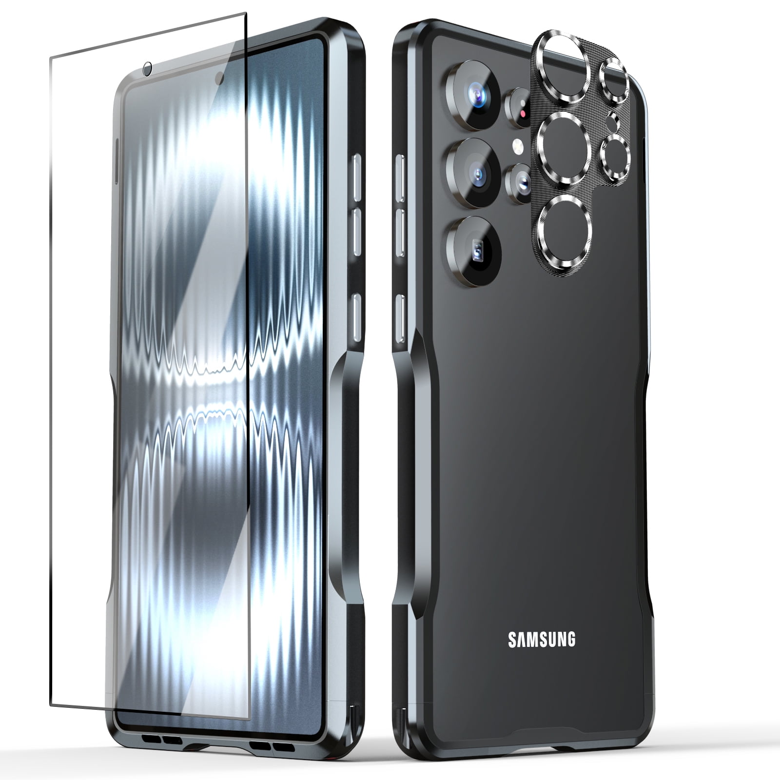 Dteck for Samsung Galaxy S25 Ultra Case, 3 in 1 Shock Absorption Slim ...