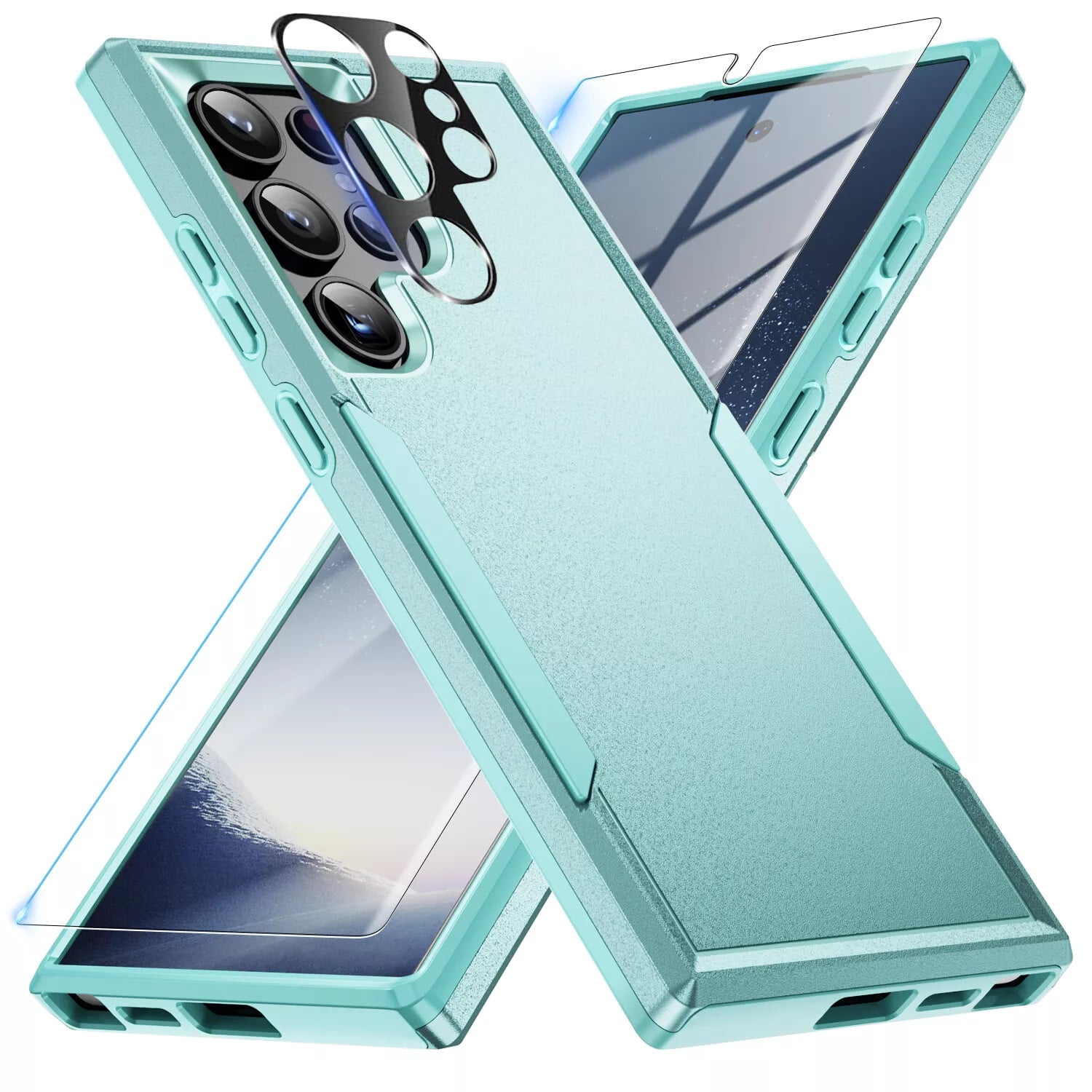 Dteck for Samsung Galaxy S25 Ultra Case, Full Body Heavy Duty Rugged Shockproof Protective Phone ...