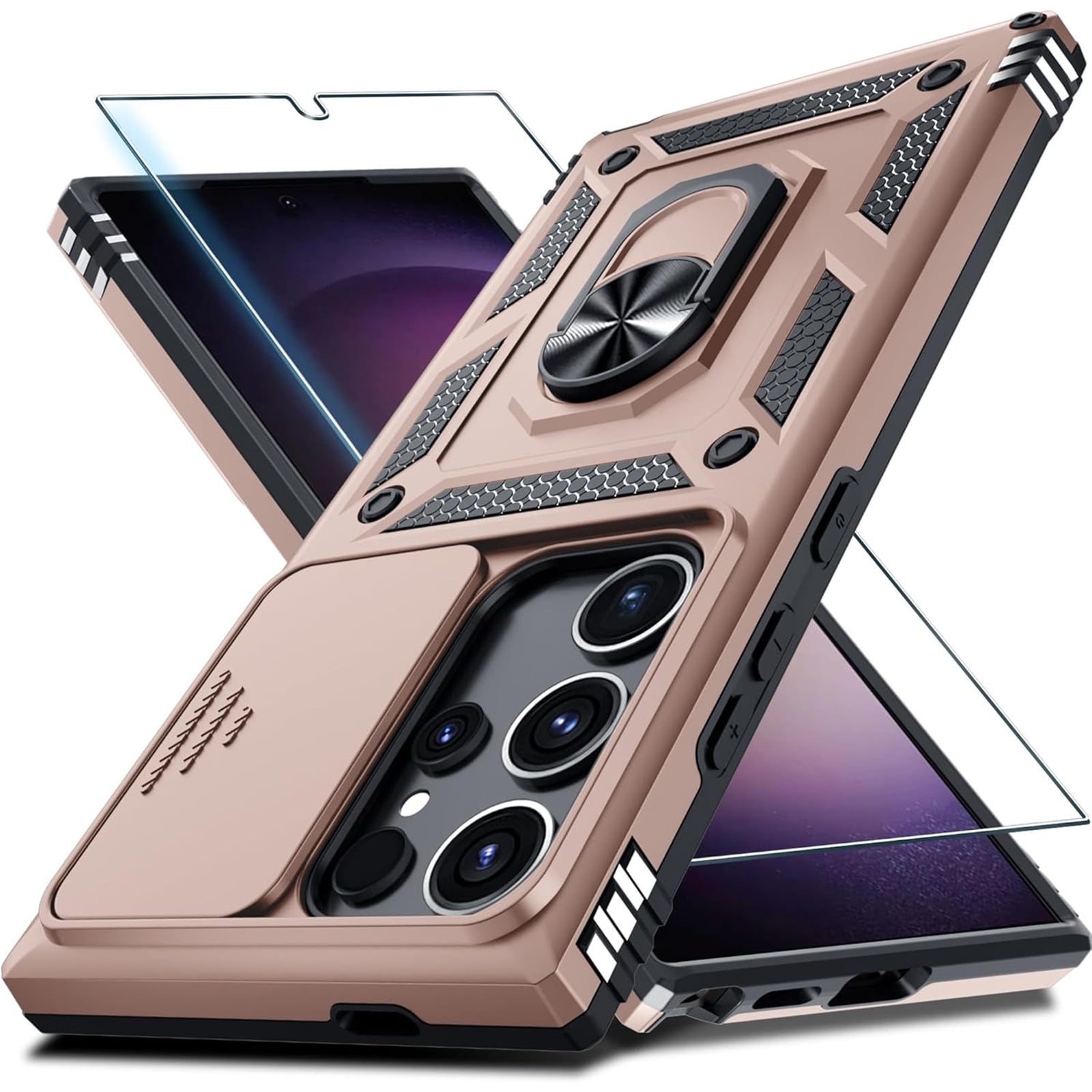 Dteck for Samsung Galaxy S26 Ultra Case Built in Slide Camera Lens ...