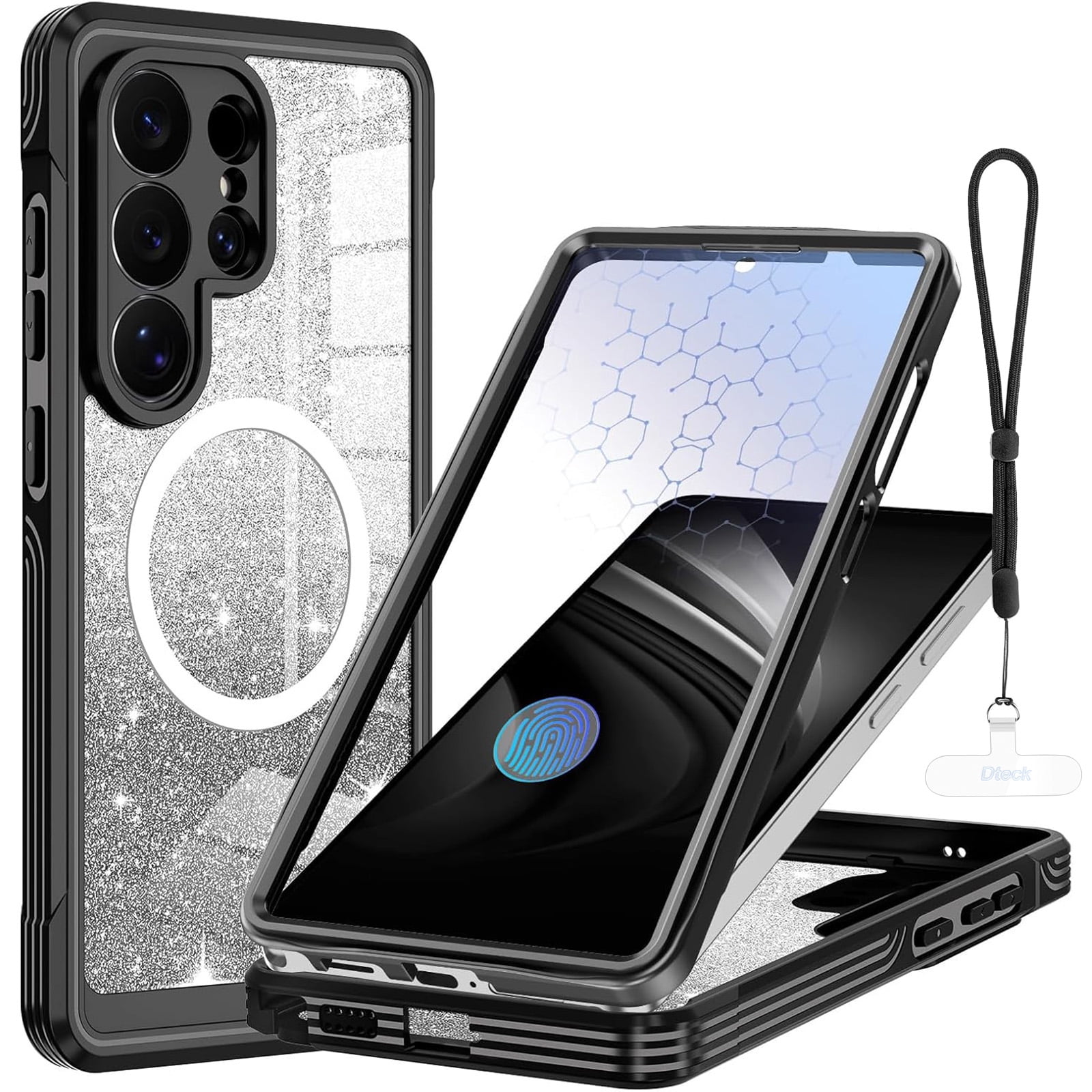 Dteck for Samsung Galaxy S26 Ultra Case with Built-in Screen Protector ...