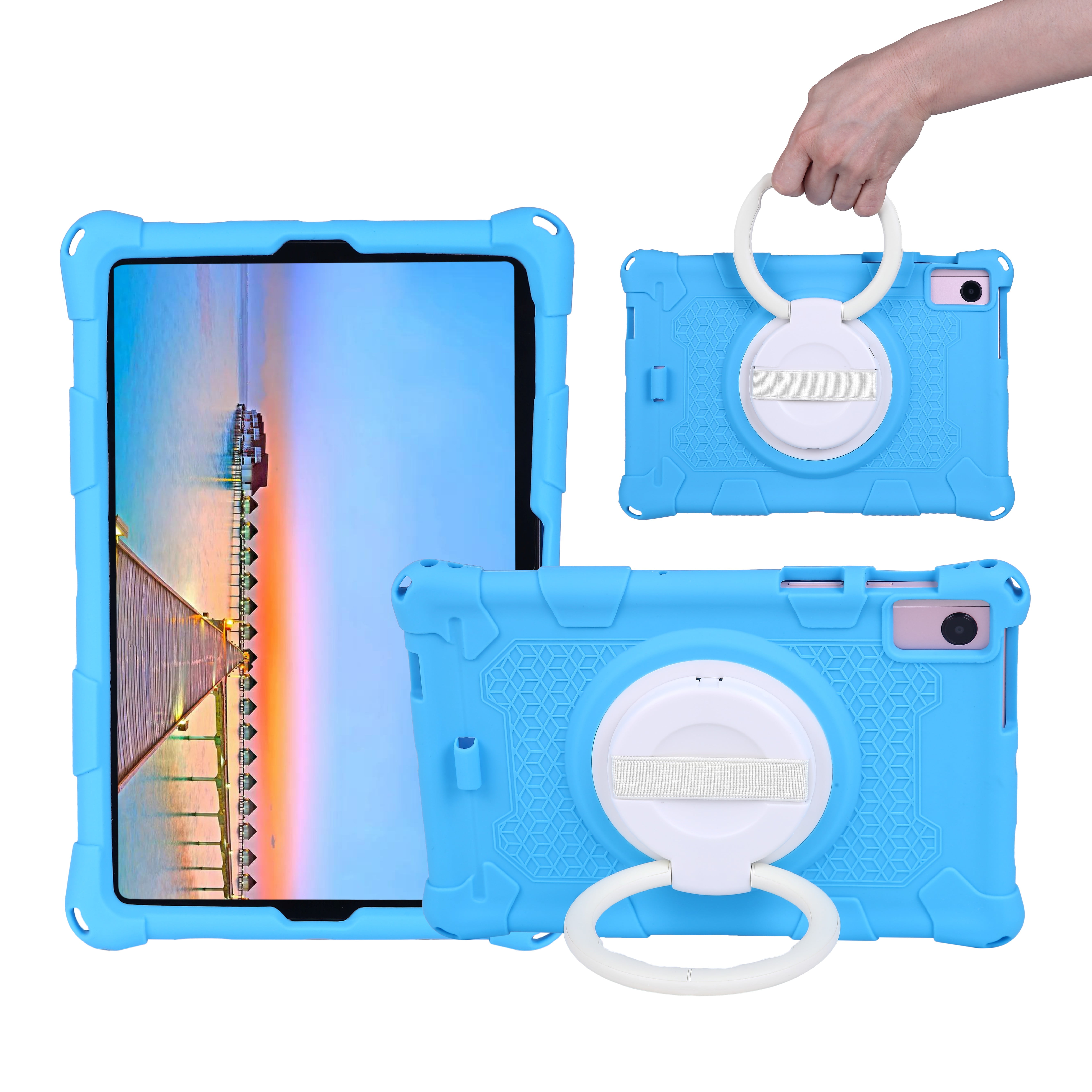 Dteck for Samsung Galaxy Tab A7 10.4 inch Case 2022 2020 (SM-T500/T505/T507) with Crossbody ...