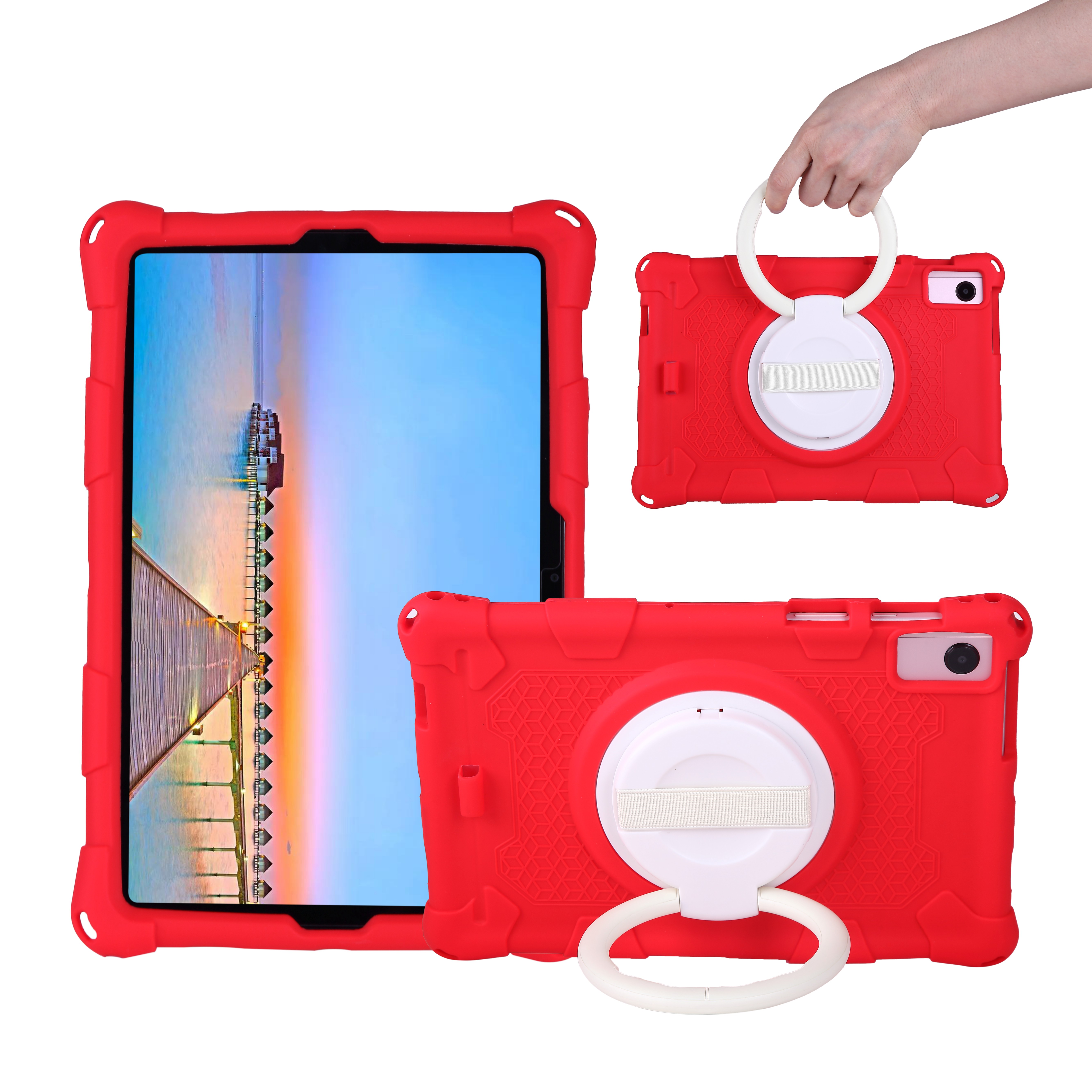Dteck for Samsung Galaxy Tab A7 10.4 inch Case 2022 2020 (SM-T500/T505/T507) with Crossbody ...