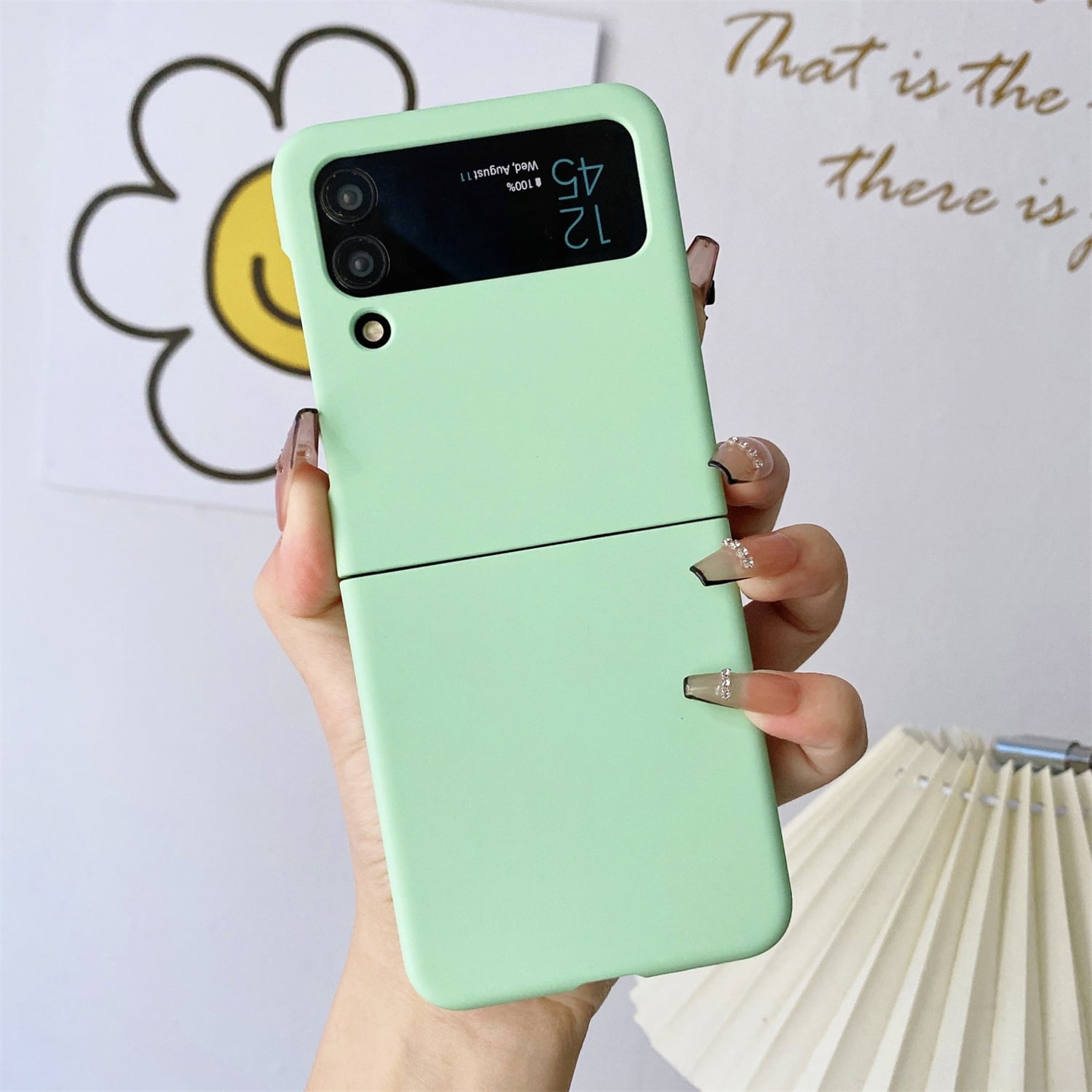 Dteck for Samsung Galaxy Z Flip 4 6.7" 2022 Frosted Folding Case ...