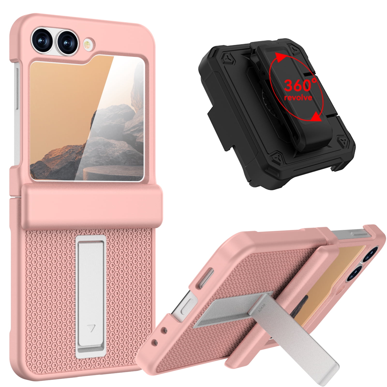 Dteck for Samsung Galaxy Z Flip 6 Case, Military Grade Protection ...
