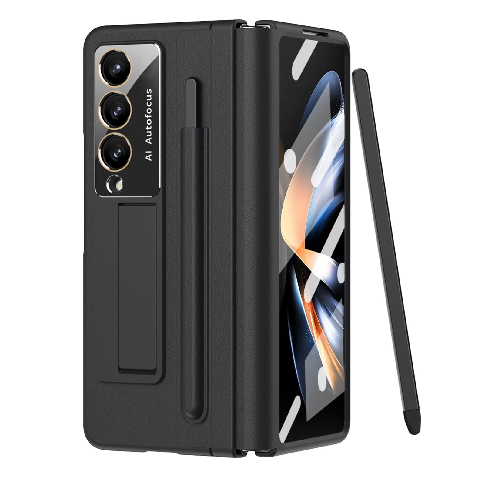 Dteck for Samsung Galaxy Z Fold 4 Case with Built-in Screen Protector ...