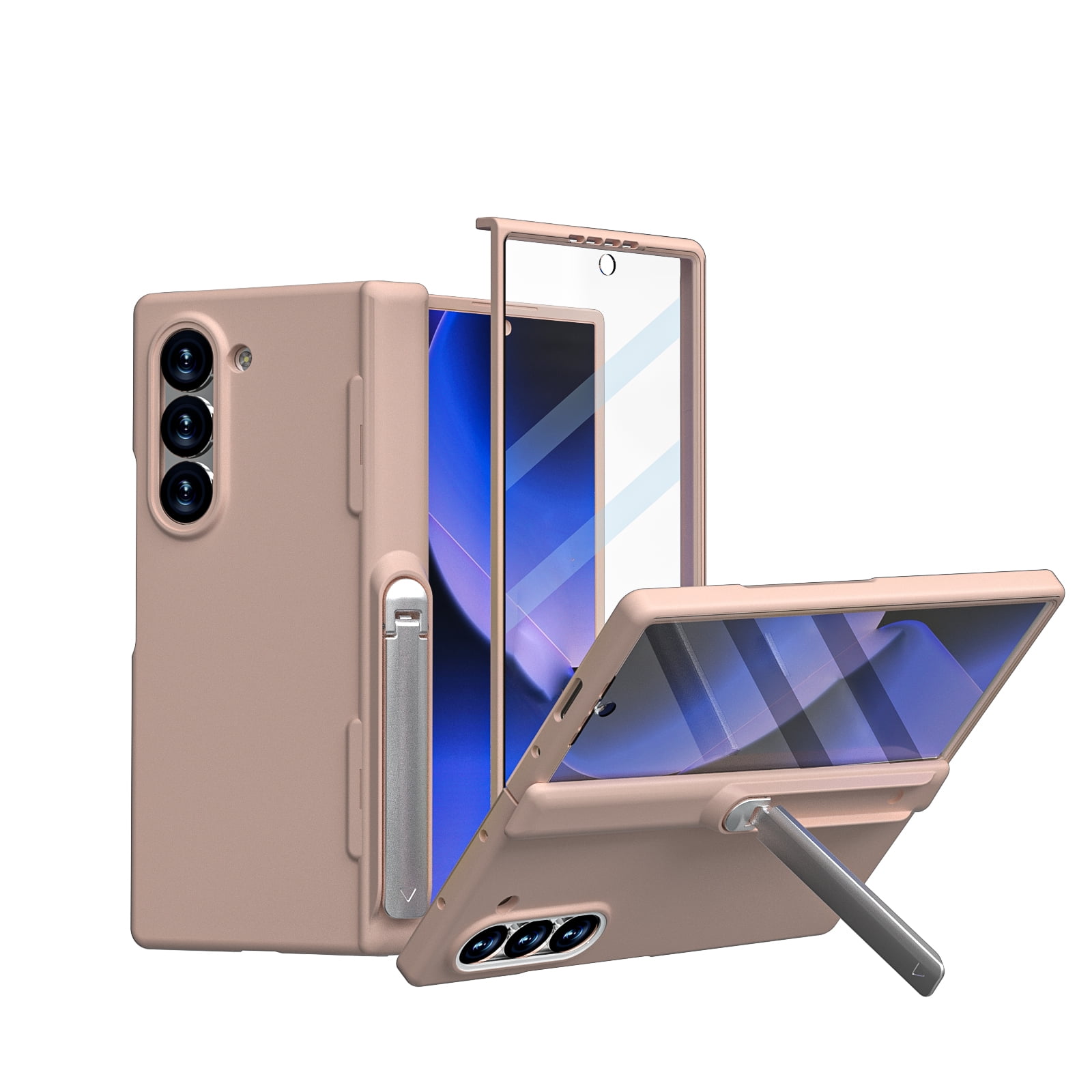 Dteck for Samsung Galaxy Z Fold 6 Case with Hinge Protection ...