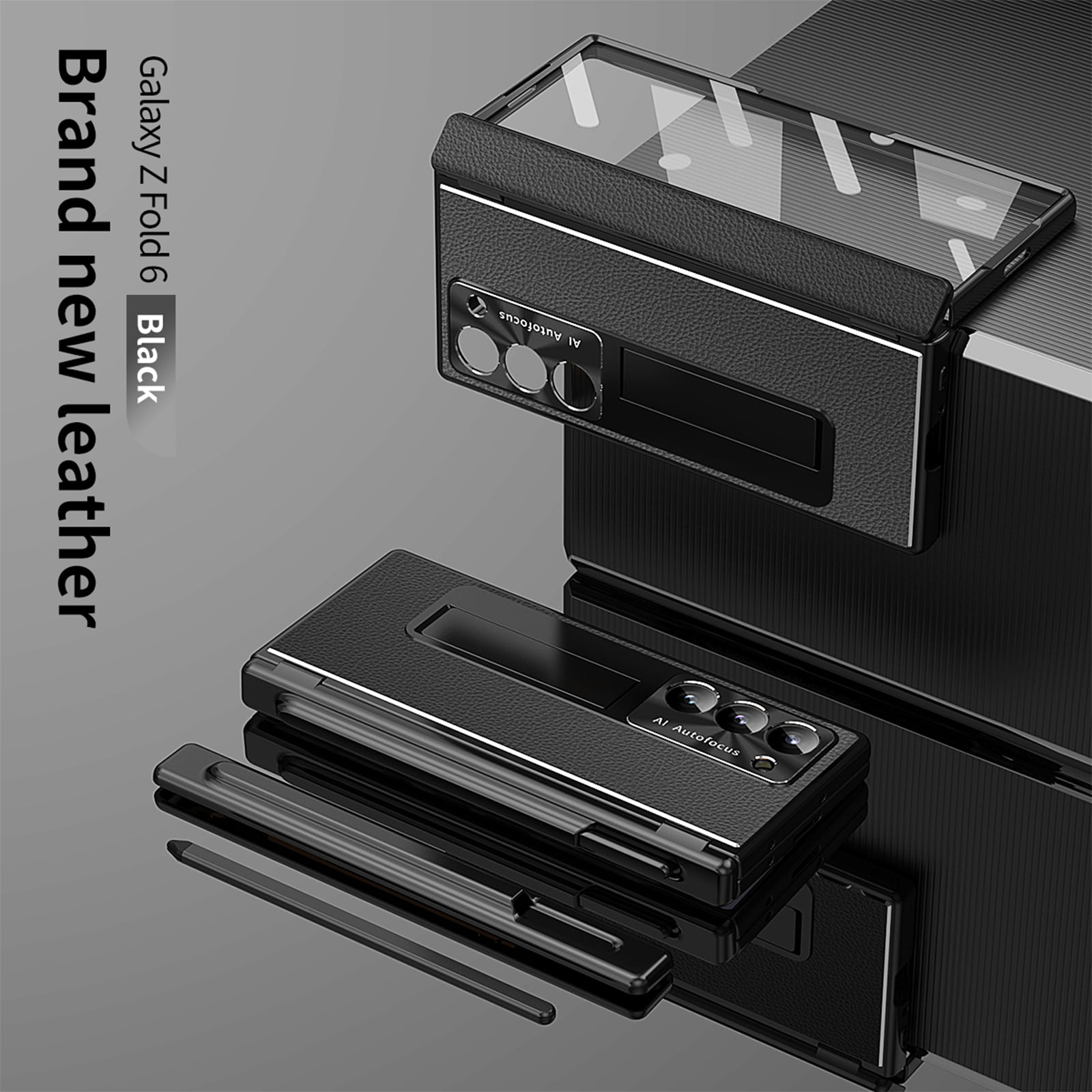 Dteck for Samsung Galaxy Z Fold 6 Case with S Pen Holder & Stylus ...