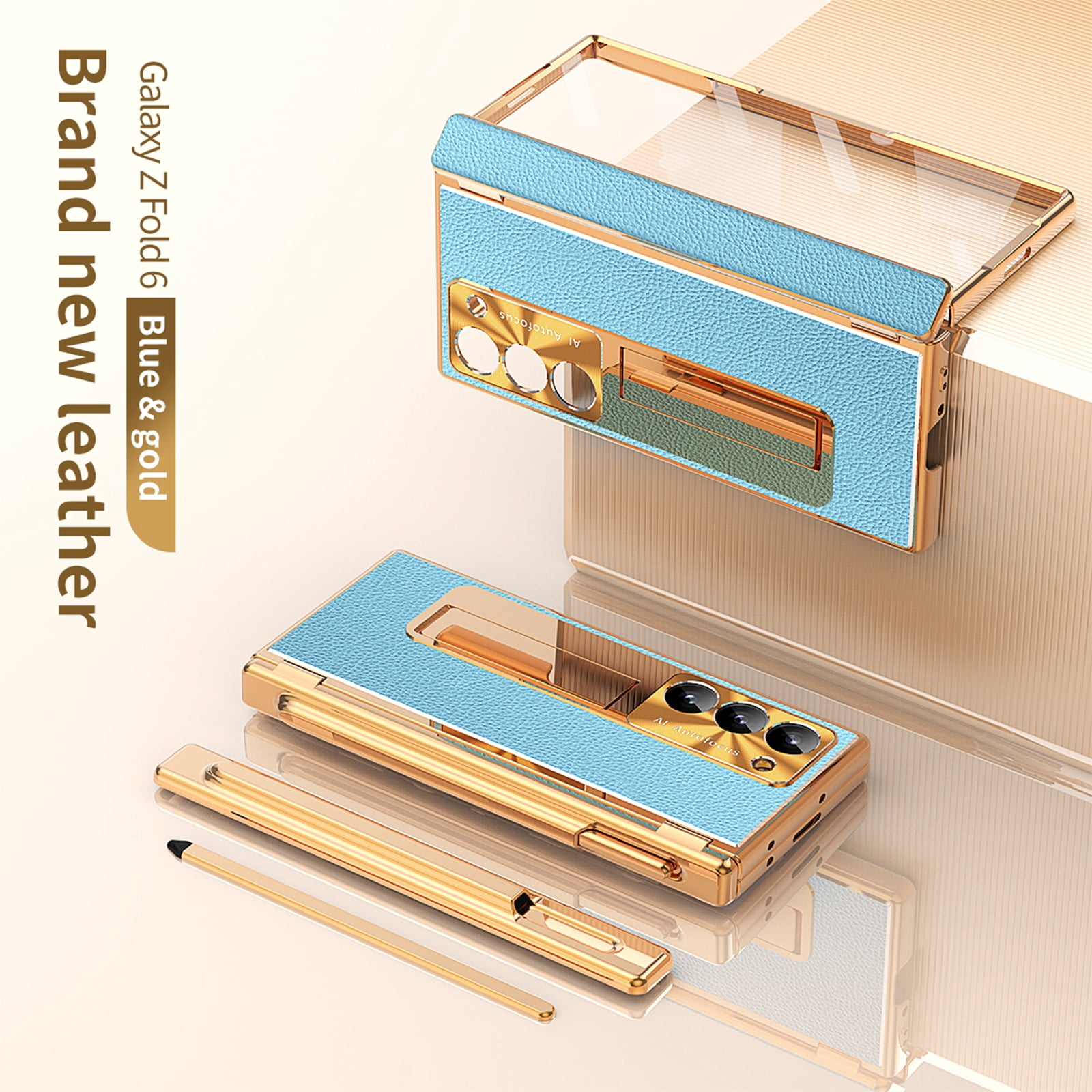 Dteck for Samsung Galaxy Z Fold 6 Case with S Pen Holder & Stylus ...