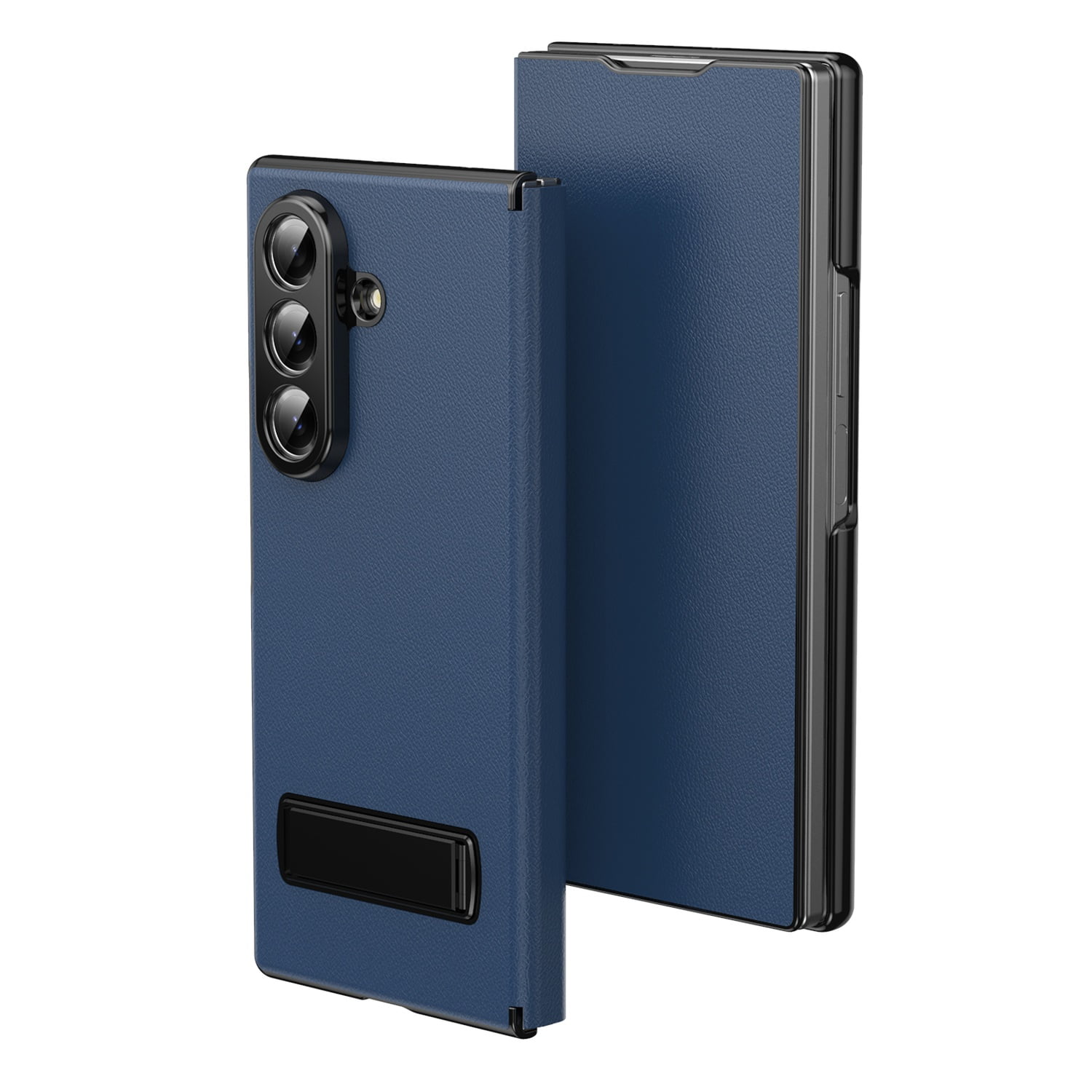 Dteck for Samsung Galaxy Z Fold 7 Case with Stand, Luxury Leather ...