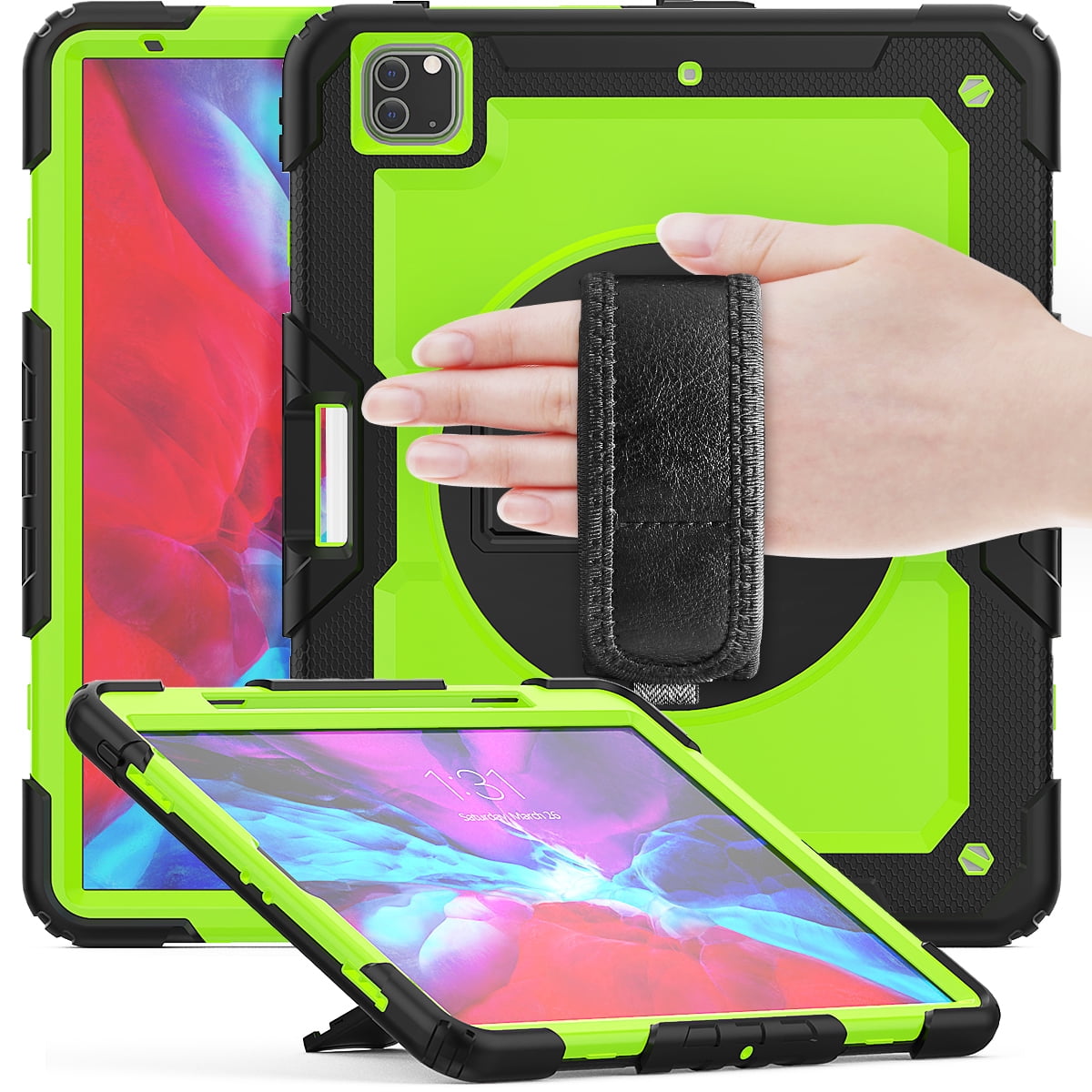 Dteck Screen Protector Case for iPad Pro 5th Generation 12.9-inch 2021 ...