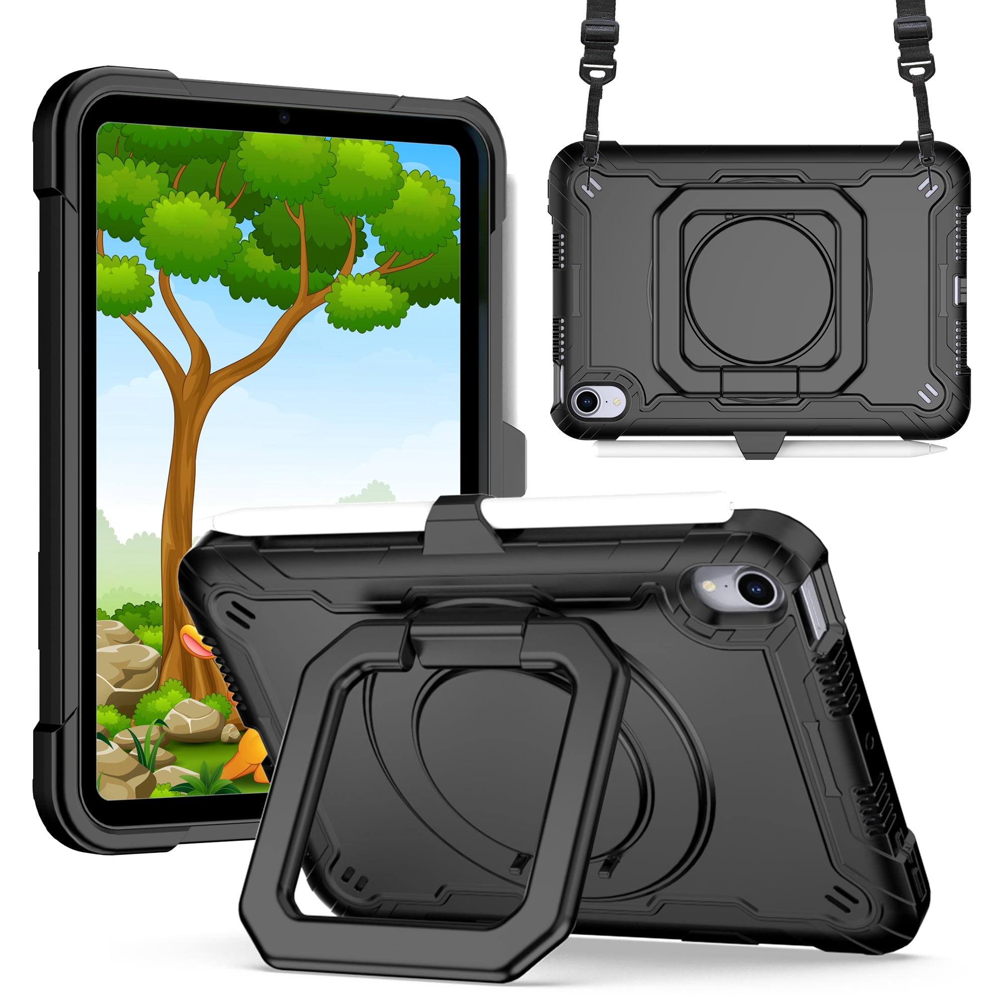Dteck Shoulder Strap Case for Apple iPad mini 6th Generation 2021 8.3 ...