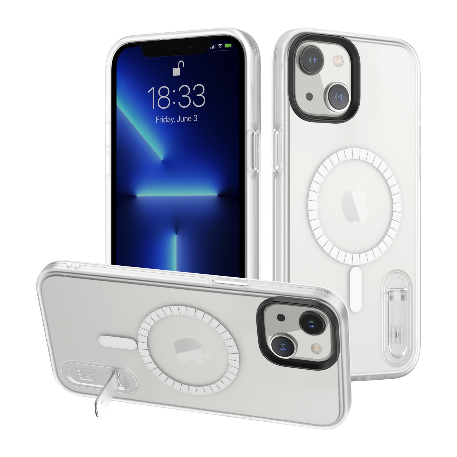 Dteck Slim Magnetic MagSafe Case for iPhone 14 Plus Clear Transparent ...