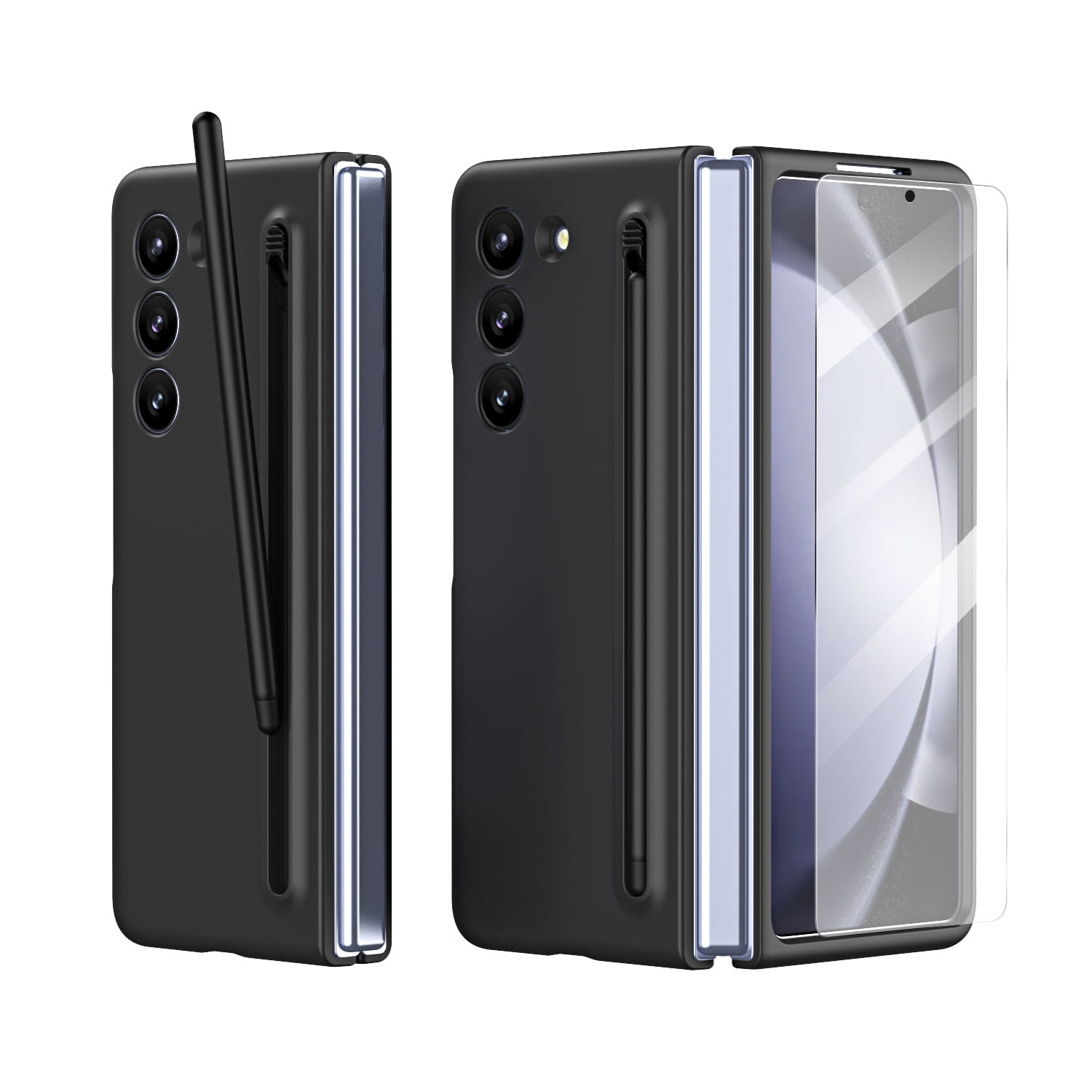 Dteck Slim Silicone Case for Samsung Galaxy Z Fold 6 with S Pen, Built ...